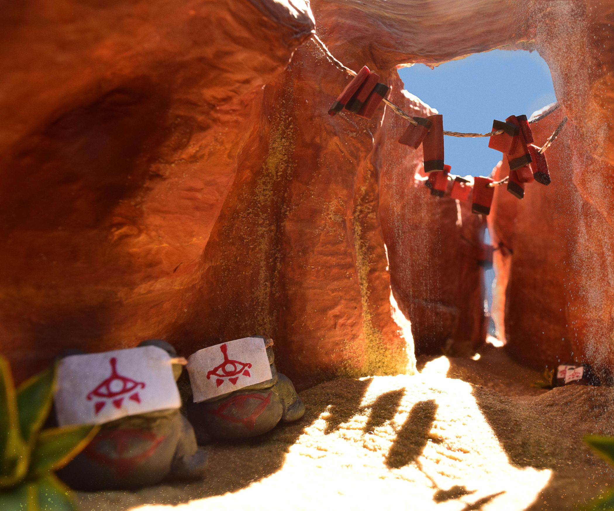 Legend of Zelda "Karusa Valley" Handmade Miniature Canyon Diorama : 13 ...