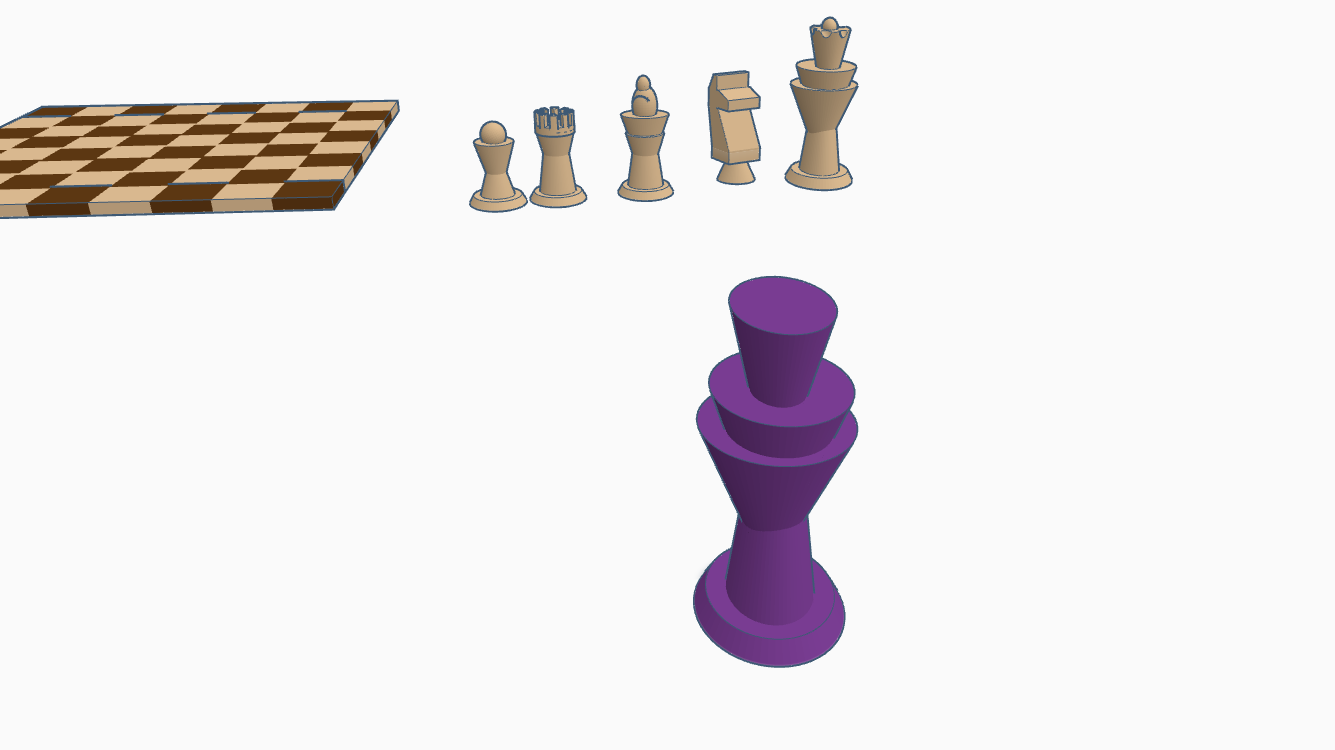 How to Make a 3D Printable Chess Set With Autodesk Tinkercad : 19 Steps ...