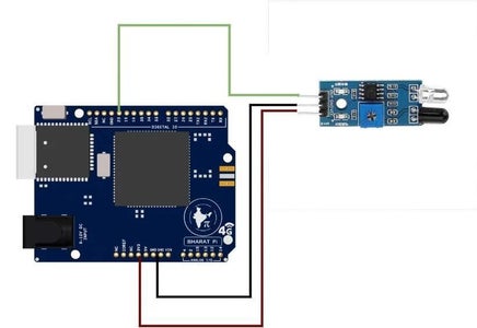 IR Sensor With Micropython Using BharatPi Board : 4 Steps - Instructables