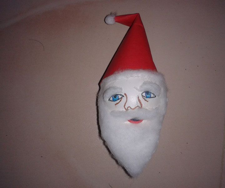 Easy Egg Santa - Wall Decor : 8 Steps - Instructables