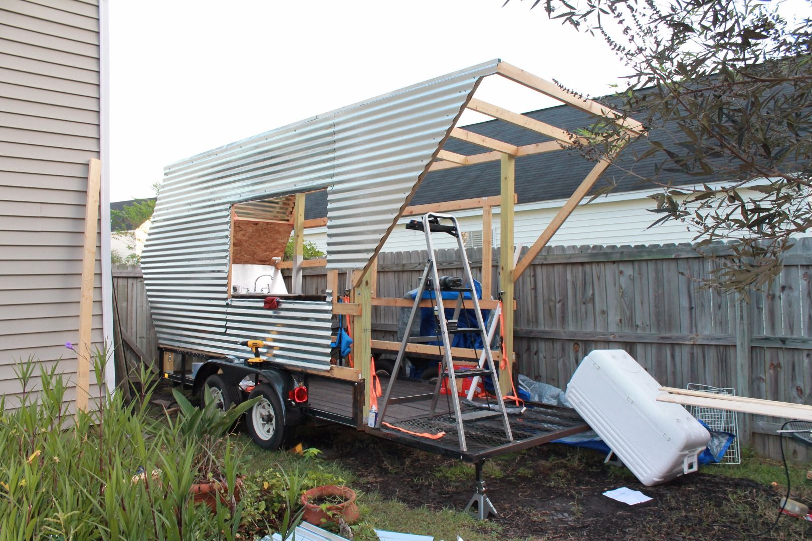 Building a Competition BBQ Trailer or Food Vending Trailer : 21 Steps ...