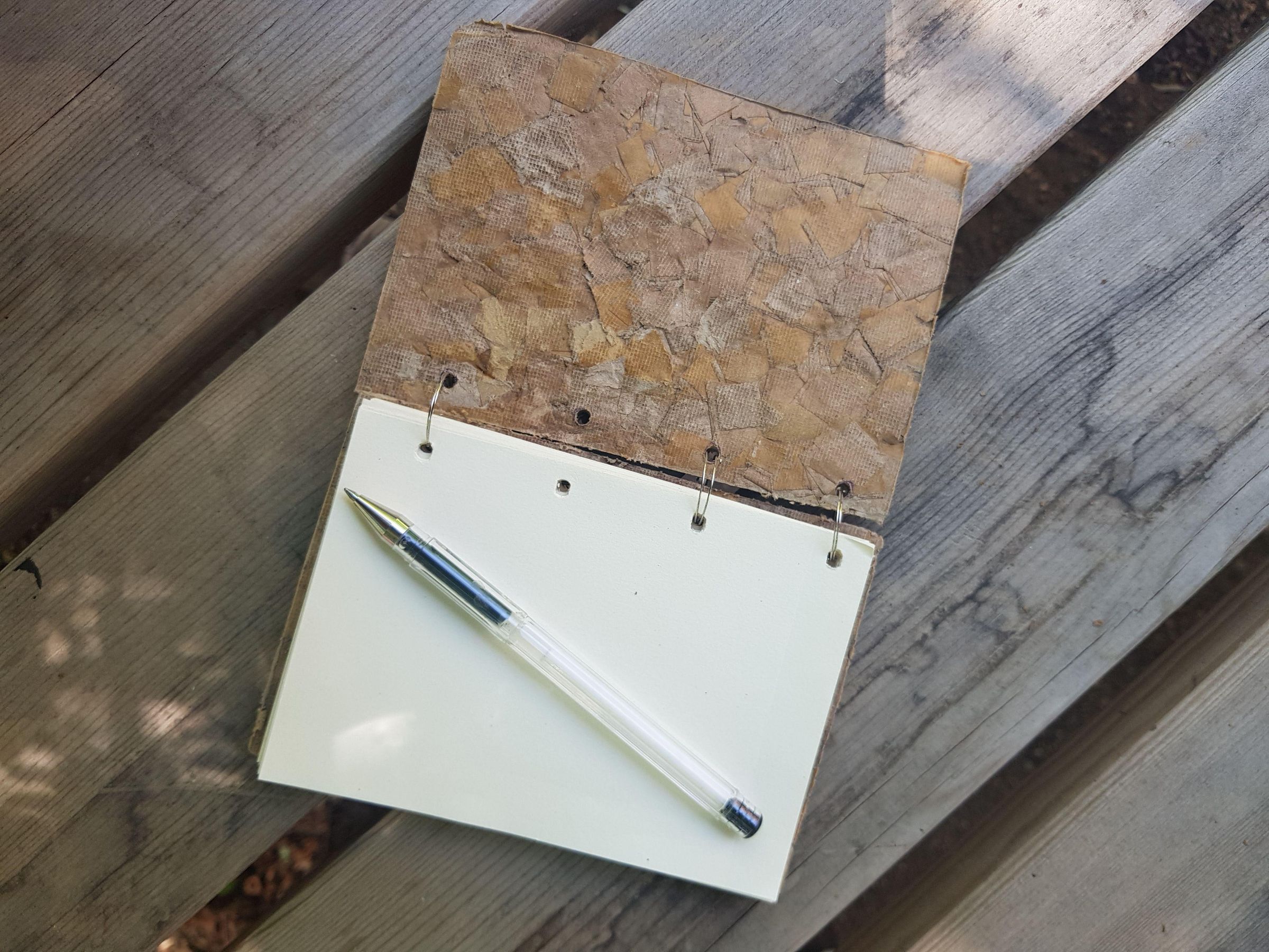 Making a Notebook by Using Discarded Cardboard : 6 Steps (with Pictures ...