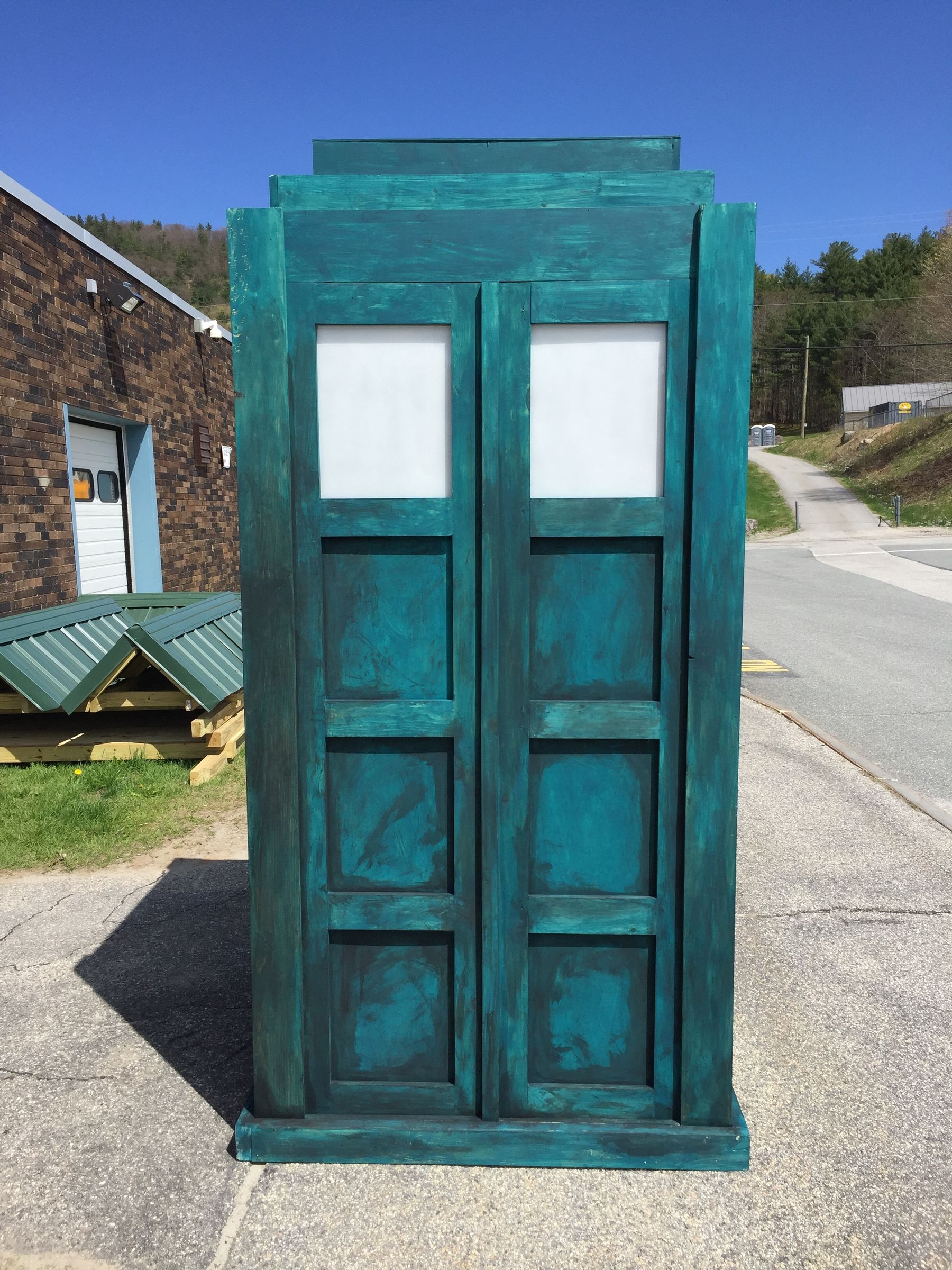 Full Scale TARDIS Shed/Storage Build! : 13 Steps (with Pictures ...