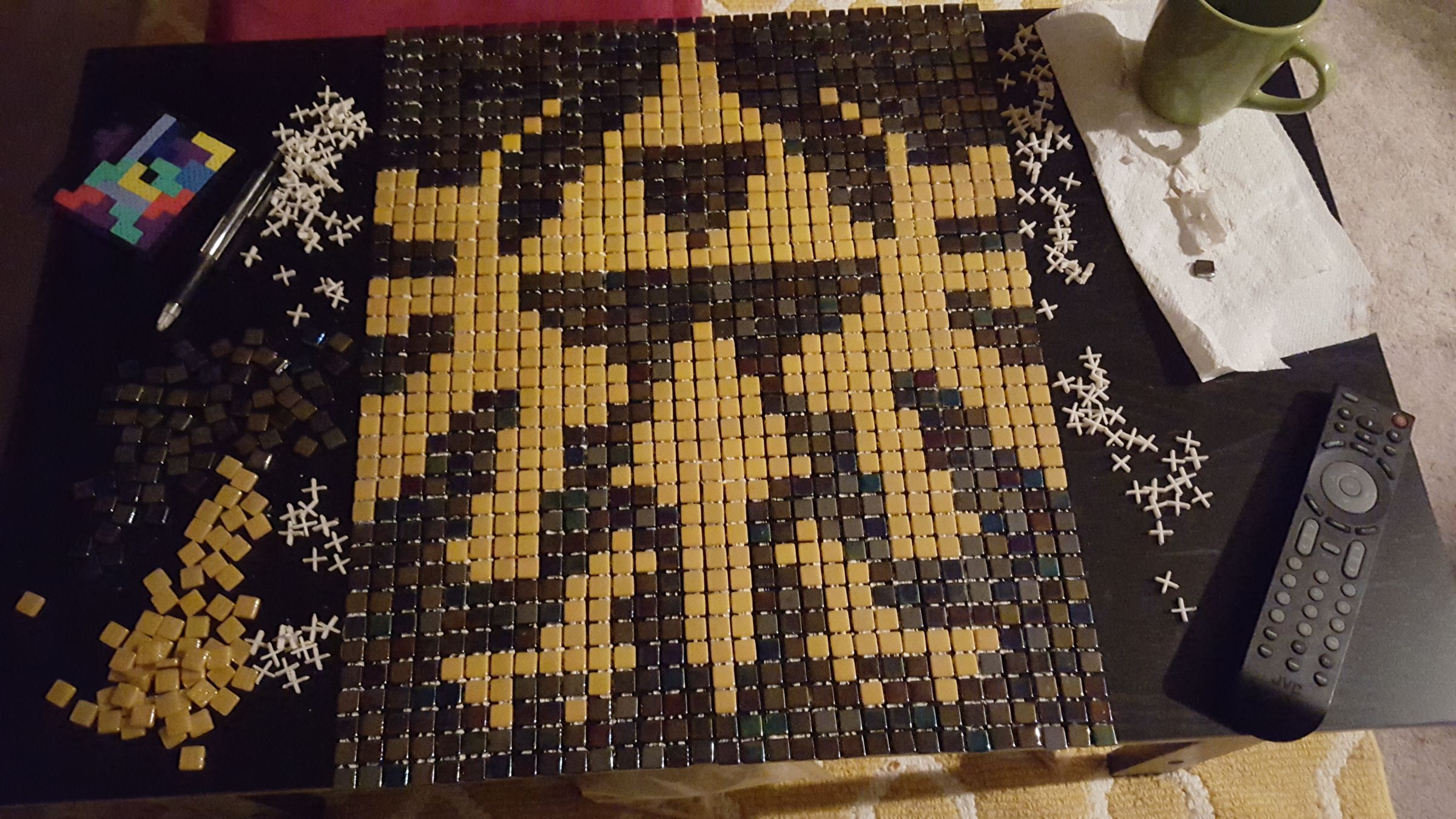 Zelda Coffee Table Tiled Mosaic : 7 Steps (with Pictures) - Instructables