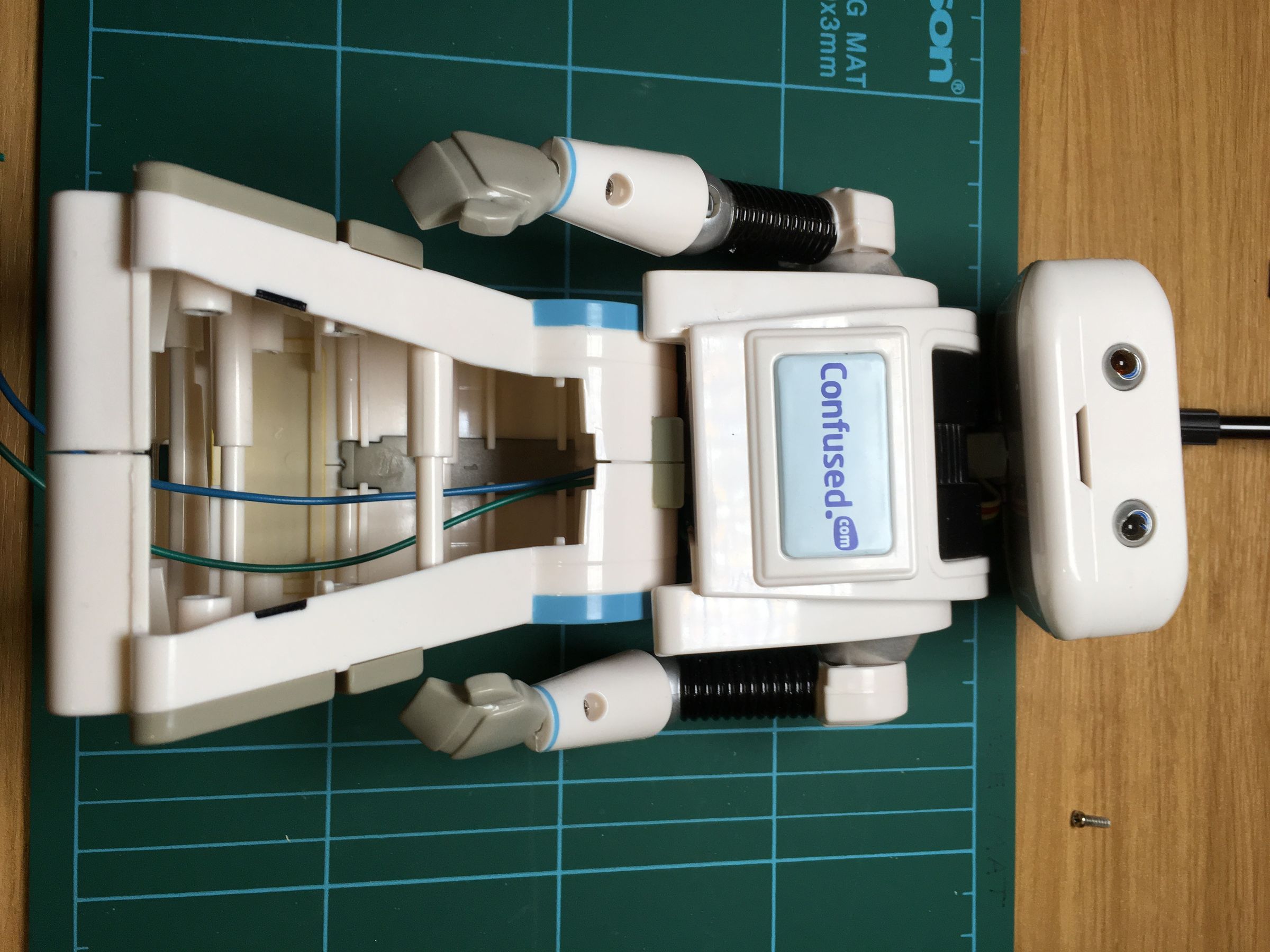 ESP8266 + Confused.com Brian Toy Robot : 8 Steps (with Pictures ...