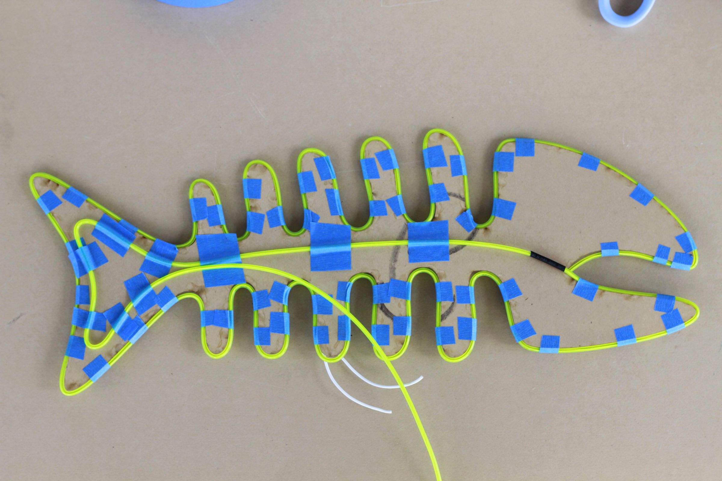 EL Wire Fish With LED Eyes : 13 Steps (with Pictures) - Instructables