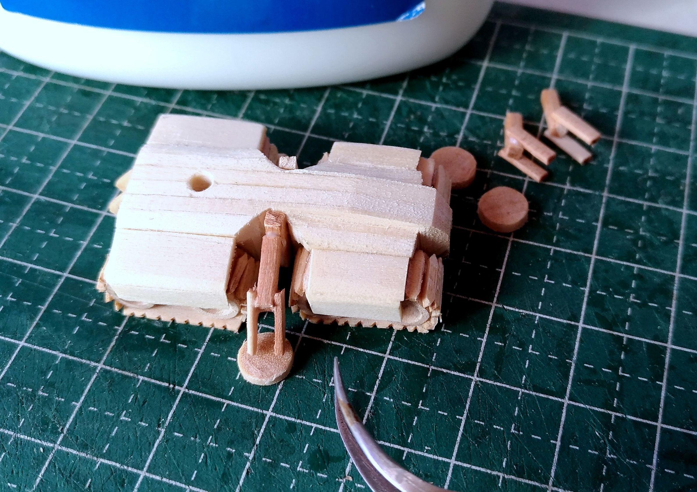 Starcraft 1 Terran Siege Tank Mini Popsicle Stick Model : 5 Steps (with ...