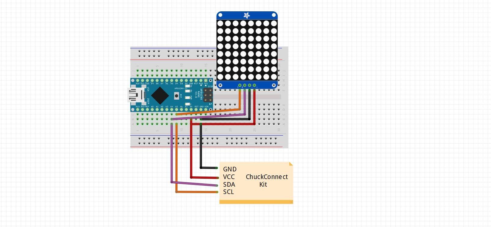 Arduino Nunchuk 8x8 LED Matrix Maze Game : 10 Steps (with Pictures ...