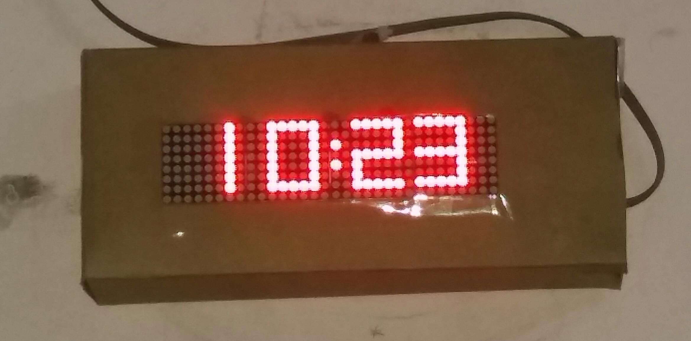 Arduino Matrix Clock : 6 Steps - Instructables