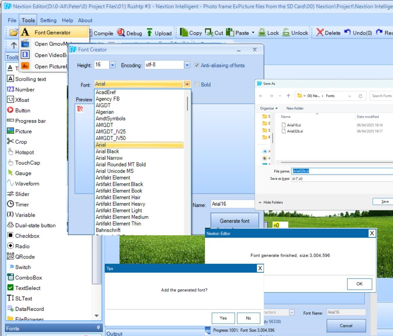 Rushtp #3 - Nextion Intelligent - Photo Frame ExPicture Files From the ...