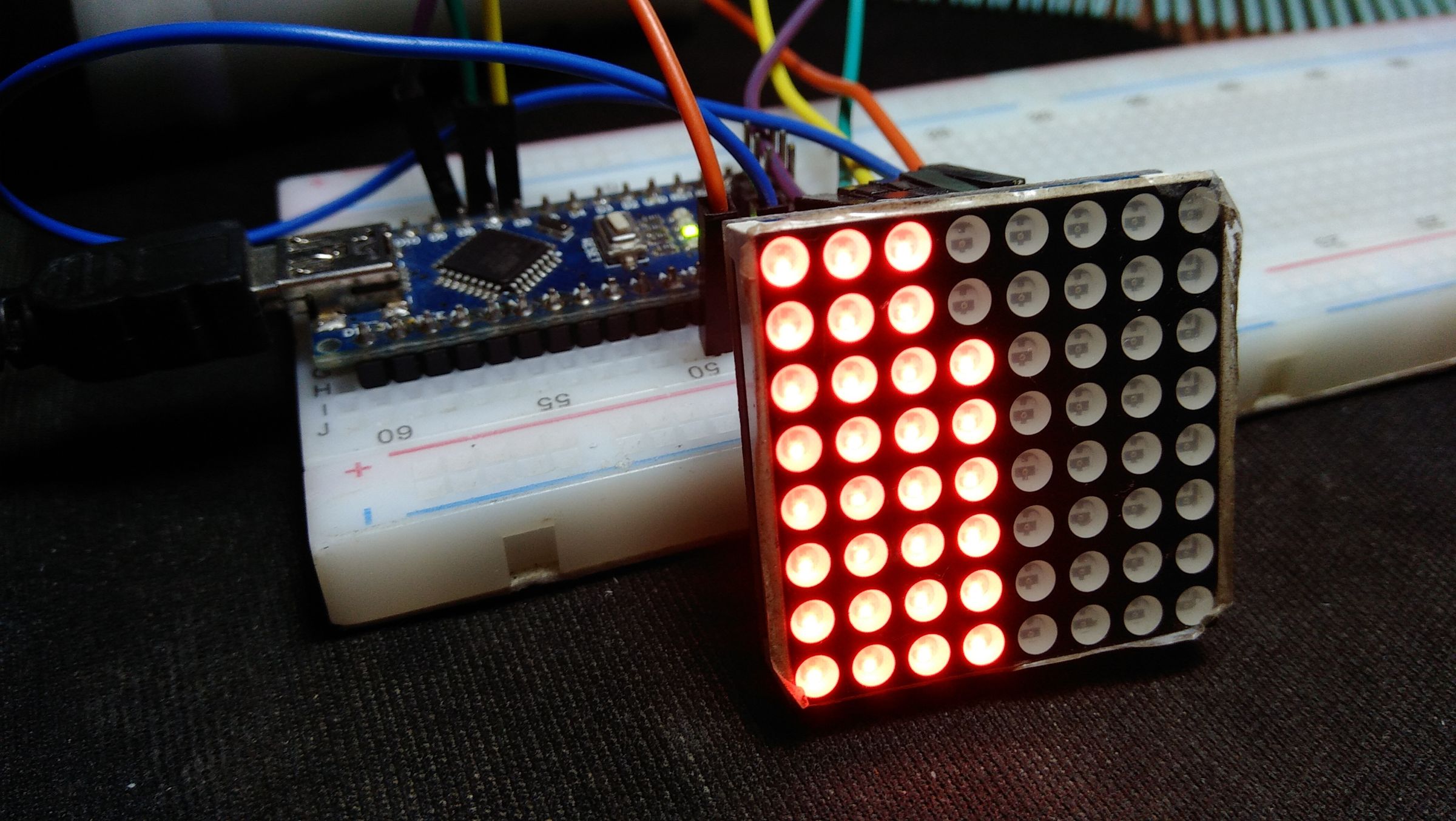 Controlling a Led Matrix Using Arduino : 5 Steps - Instructables