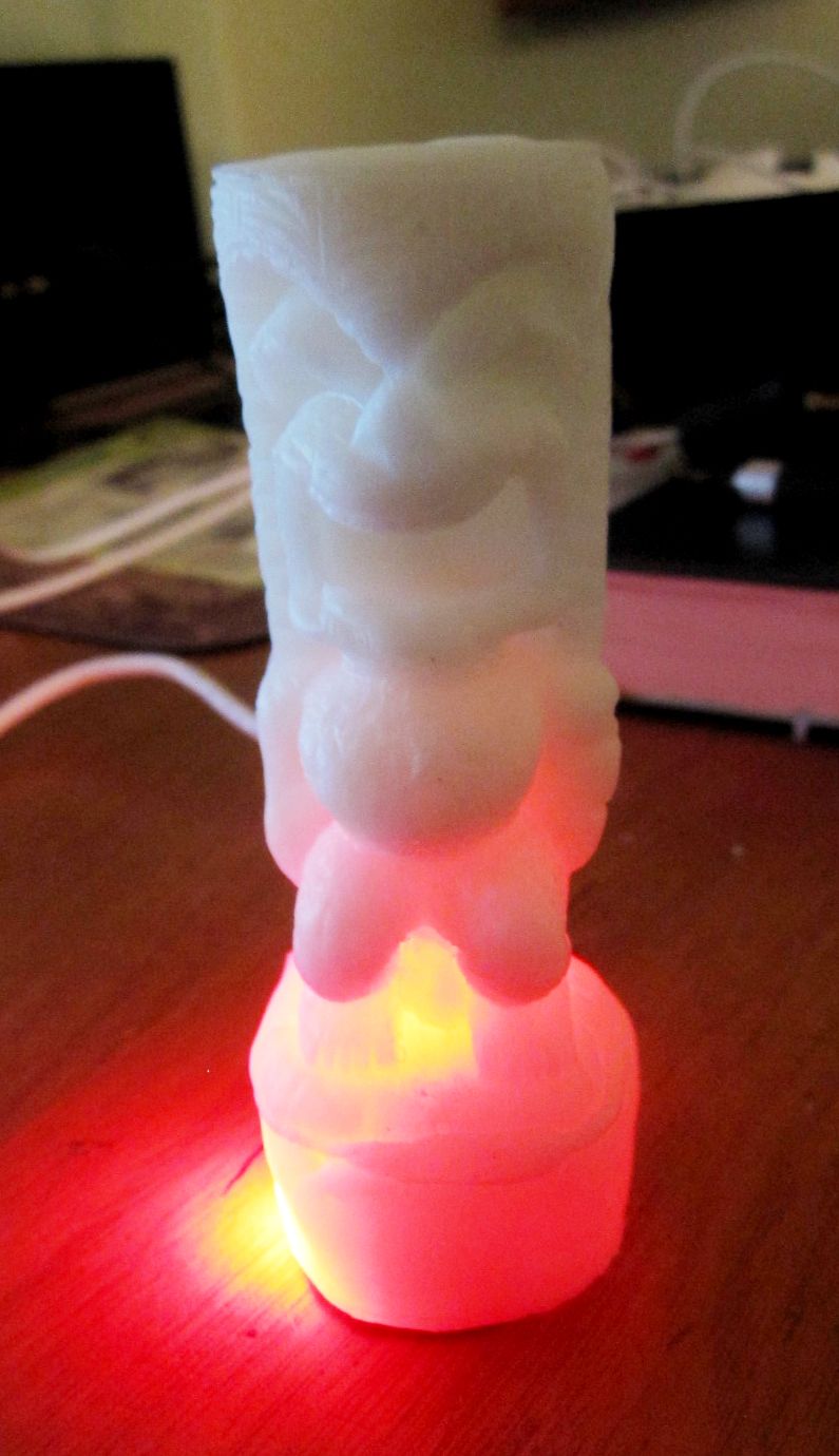 LED Glow in the Dark USB Tiki : 7 Steps (with Pictures) - Instructables