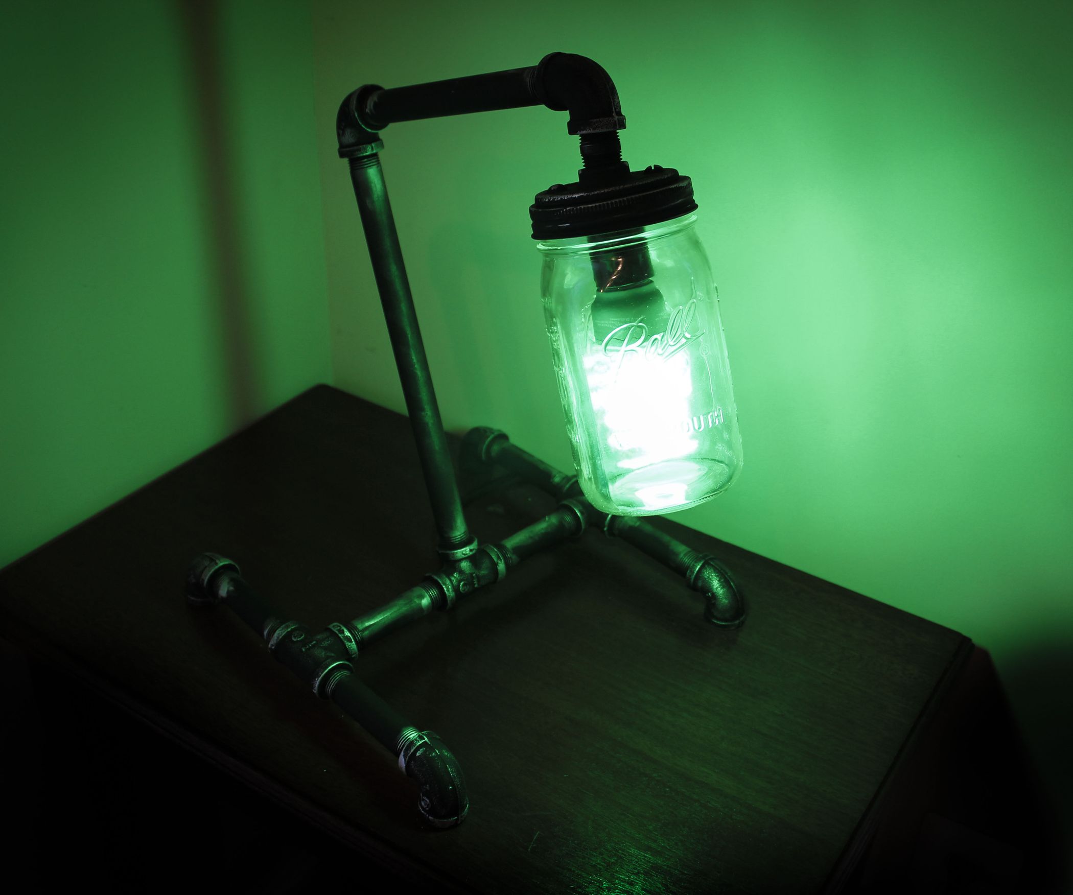 Mason Jar Pipe Lamp : 13 Steps (with Pictures) - Instructables