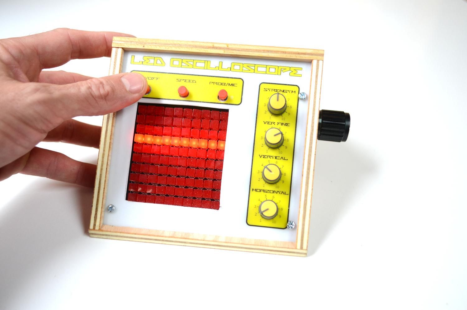 100 LED Oscilloscope : 12 Steps (with Pictures) - Instructables