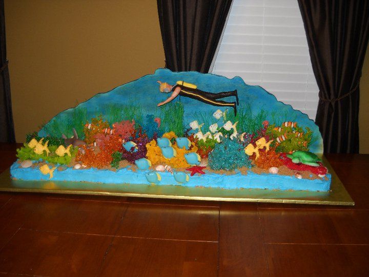 Deep Sea Diver Cake - Instructables