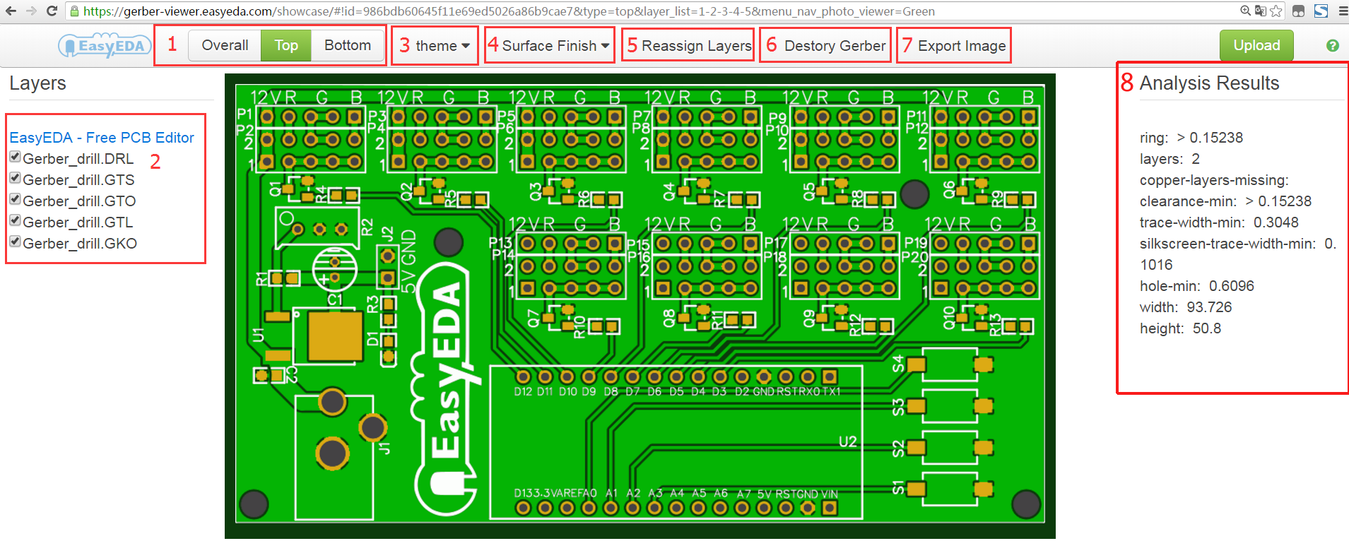 Using EasyEDA Free Gerber Viewer to Visualize Your PCB Designs : 10 ...