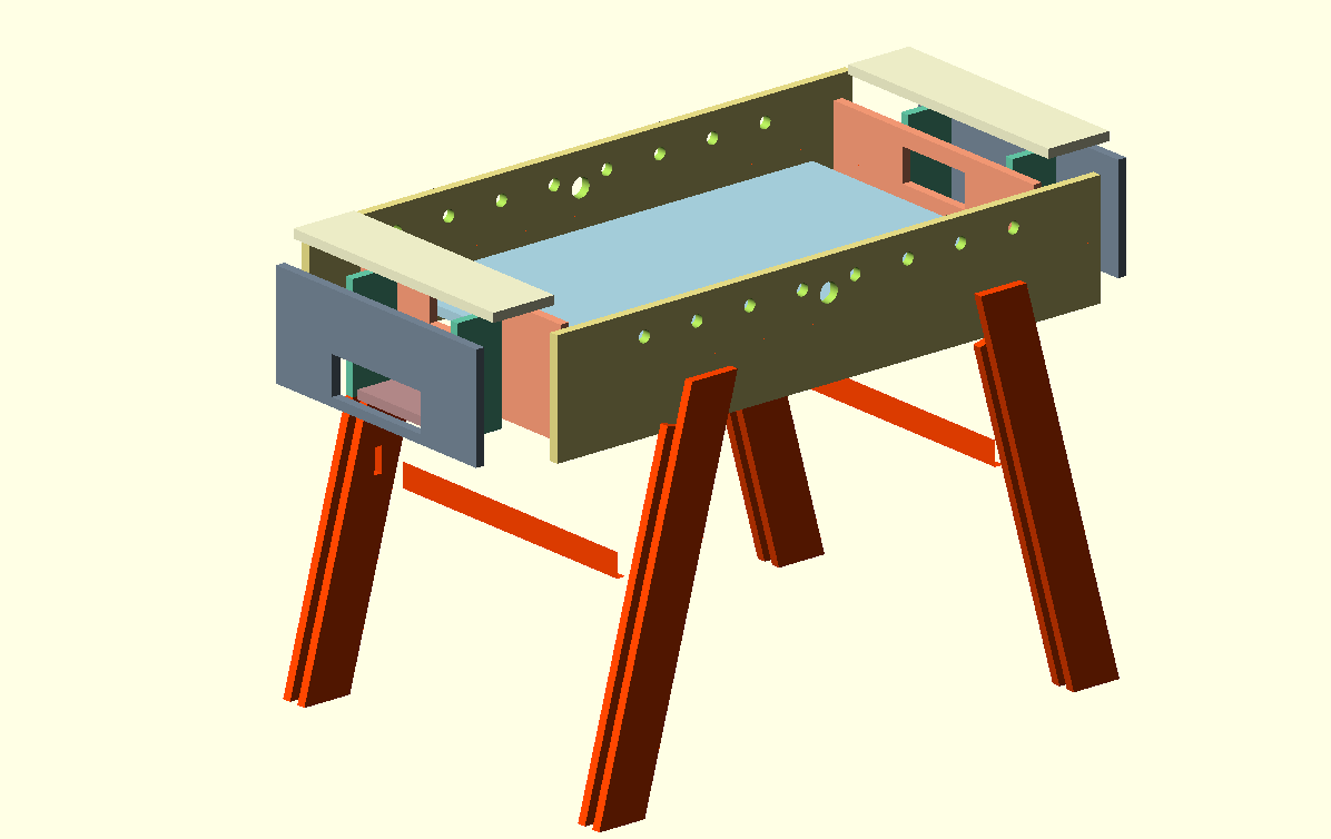 Kid-Sized DIY Foosball Table : 20 Steps (with Pictures) - Instructables