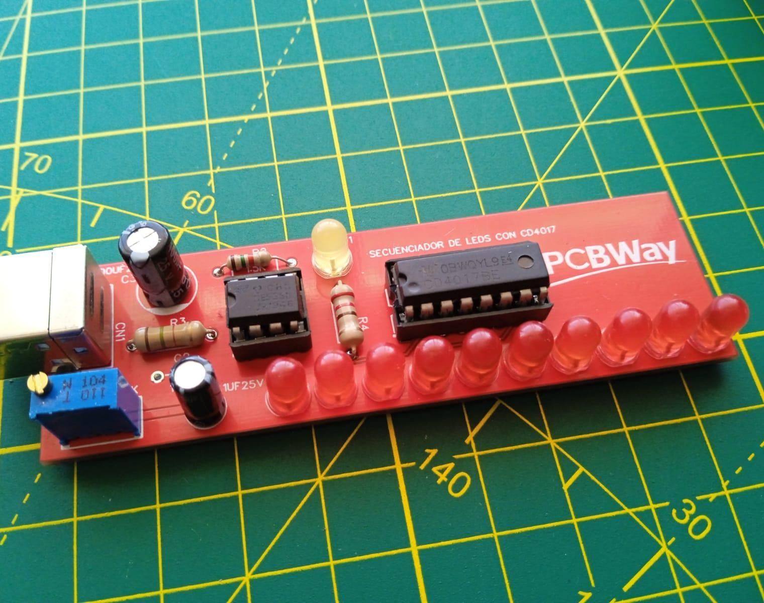 LED SEQUENCER CD4017-NE555 : 6 Steps - Instructables