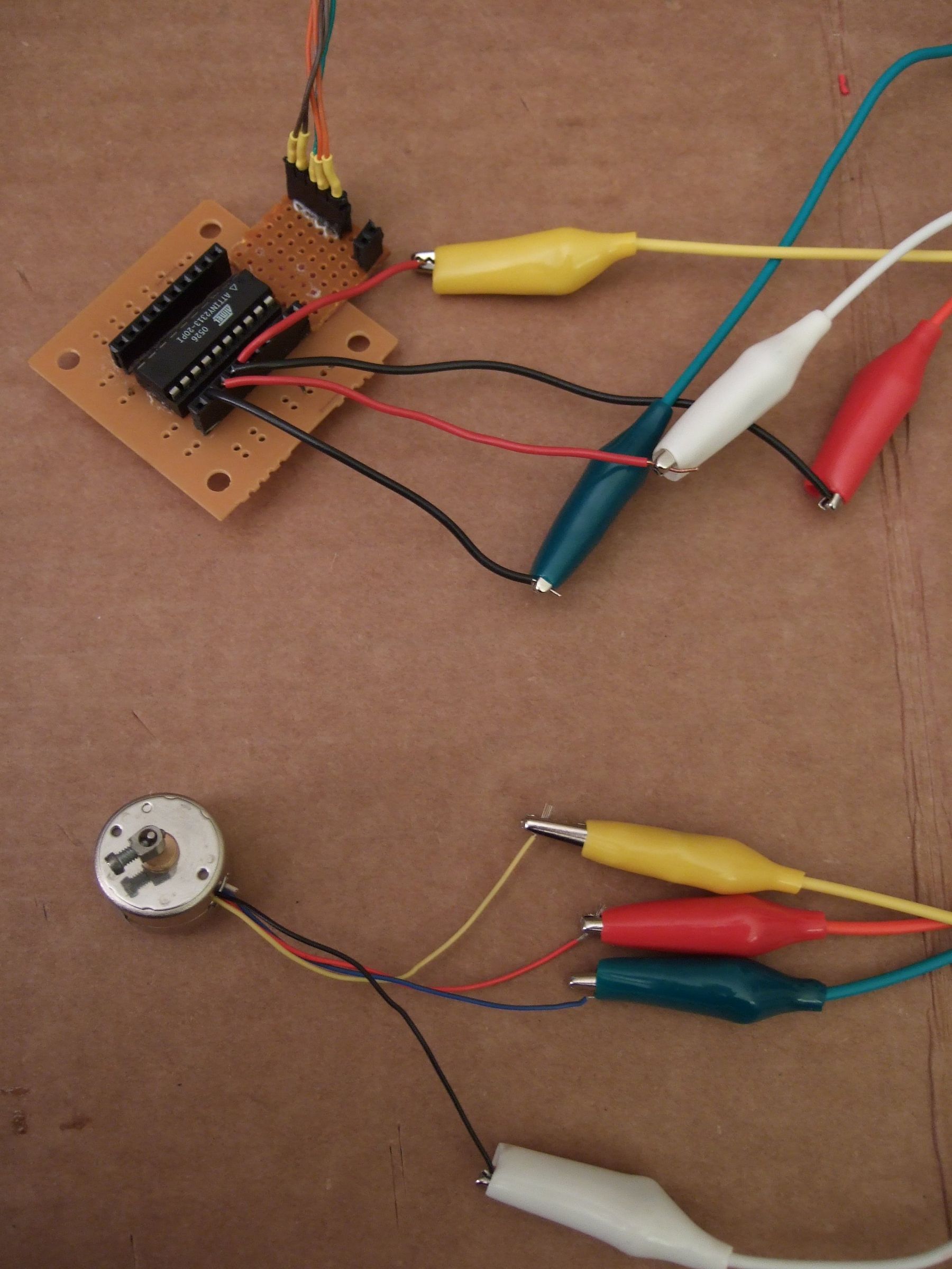 Drive a Stepper Motor With an AVR Microprocessor : 8 Steps - Instructables