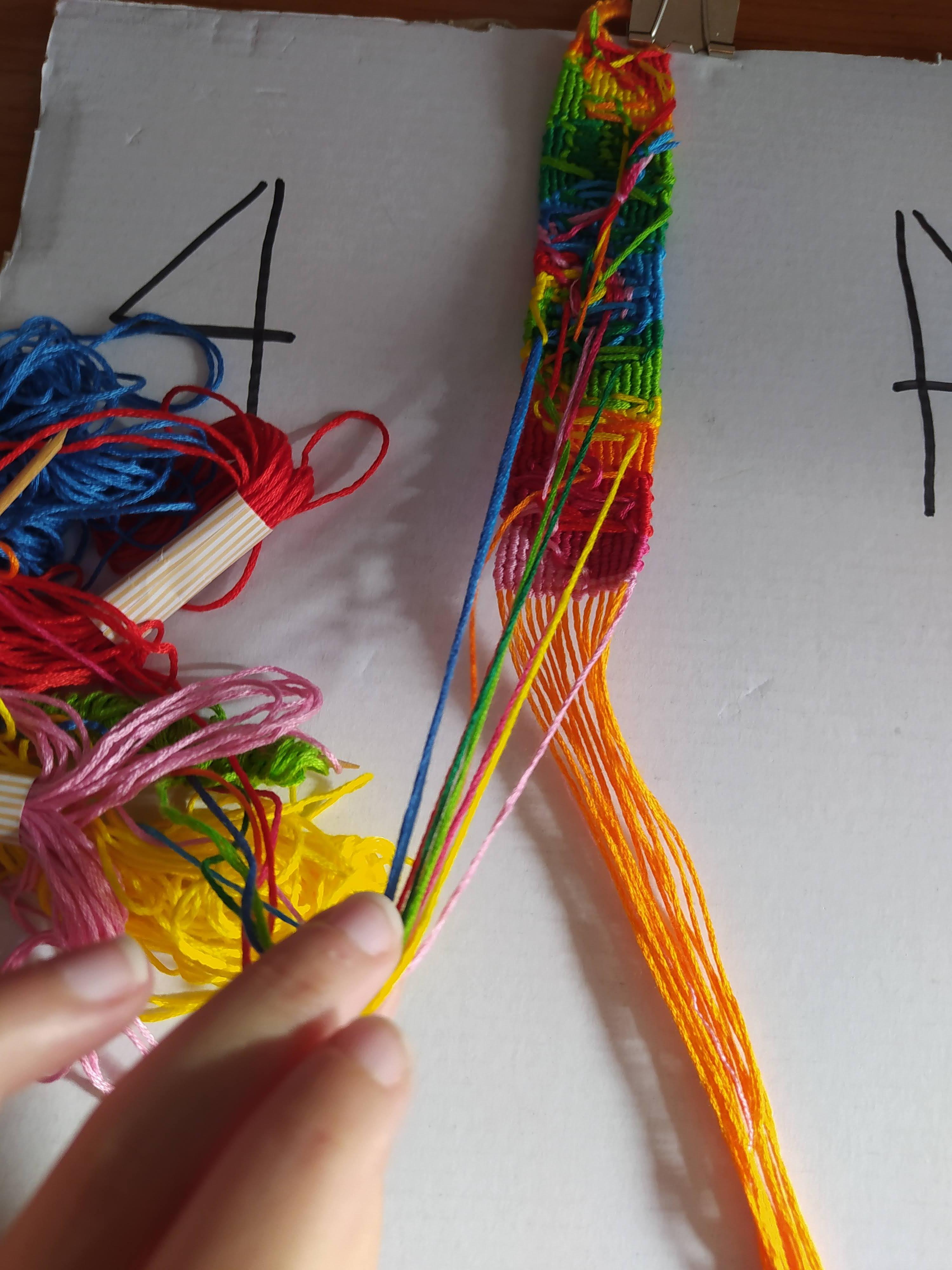 Alpha Pattern Macrame Bracelet: Spiral Tie Dye : 18 Steps (with ...