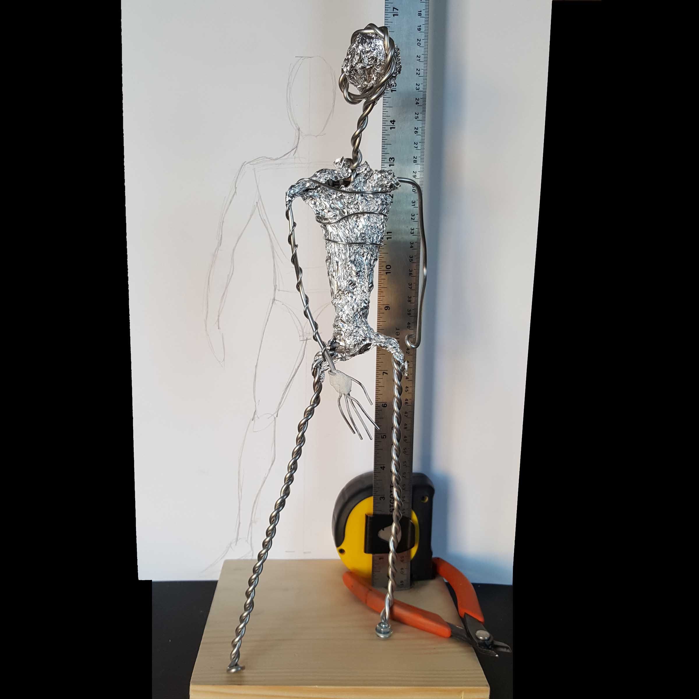 Making an Armature for a Clay Sculpture : 21 Steps (with Pictures ...