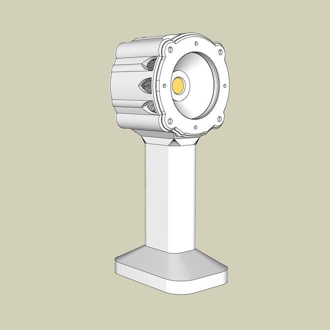 3D Printed Natural-Color Cost-Effective Worklight (Extreme Attention to ...