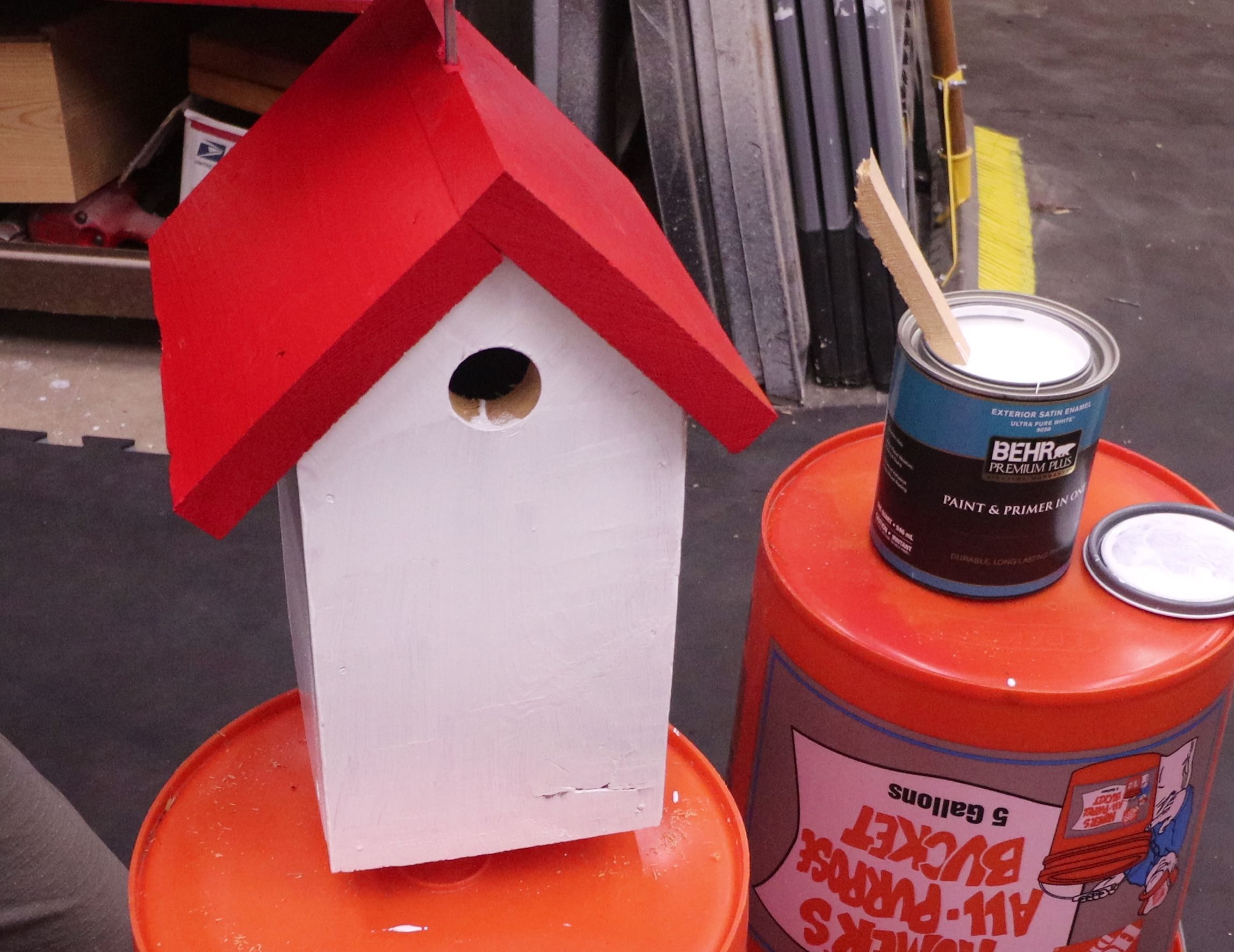 Simple Birdhouse | Easy Quarantine Project With the Kids | FREE PLANS ...