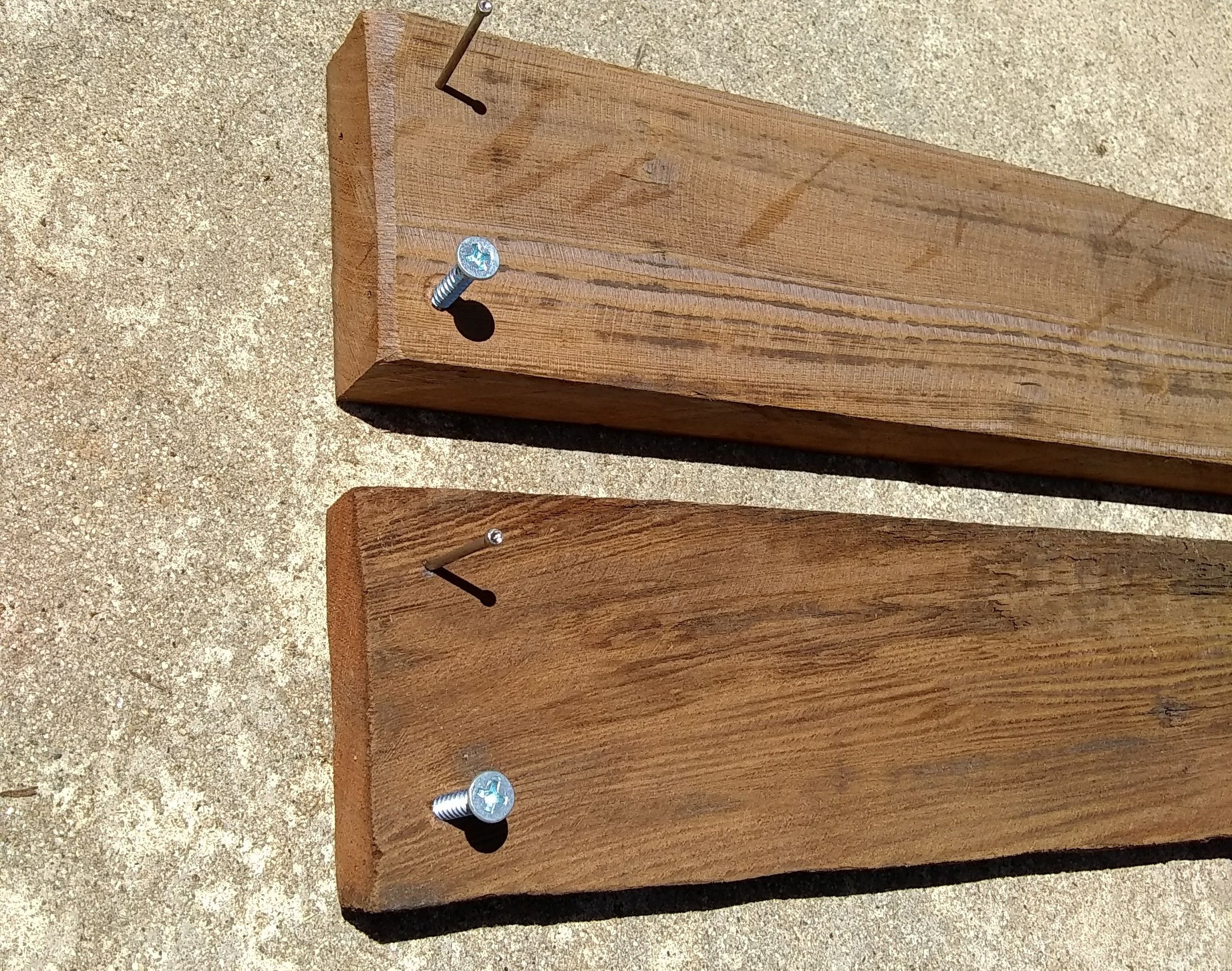 Simple Shaker-Style Bench - From Redwood Fencing : 6 Steps (with ...