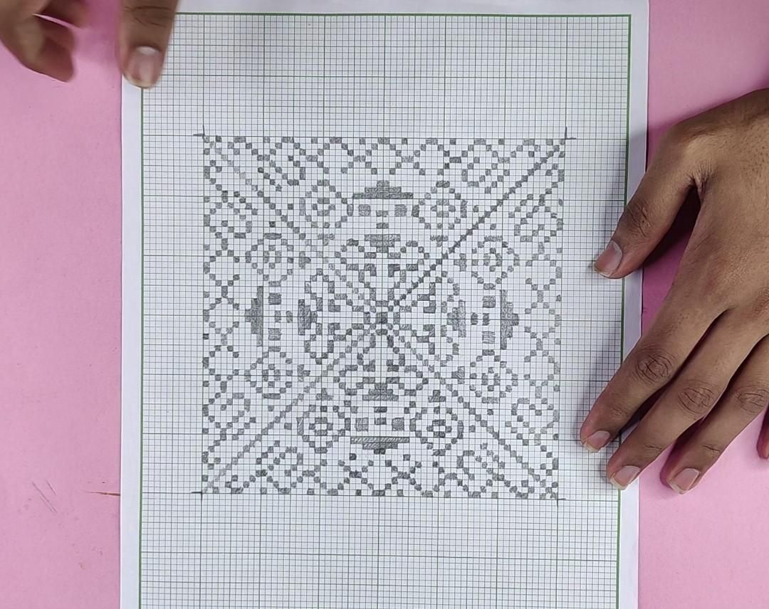 Textured Grid Art - Crafting Wool Patterns on Frames : 8 Steps (with ...