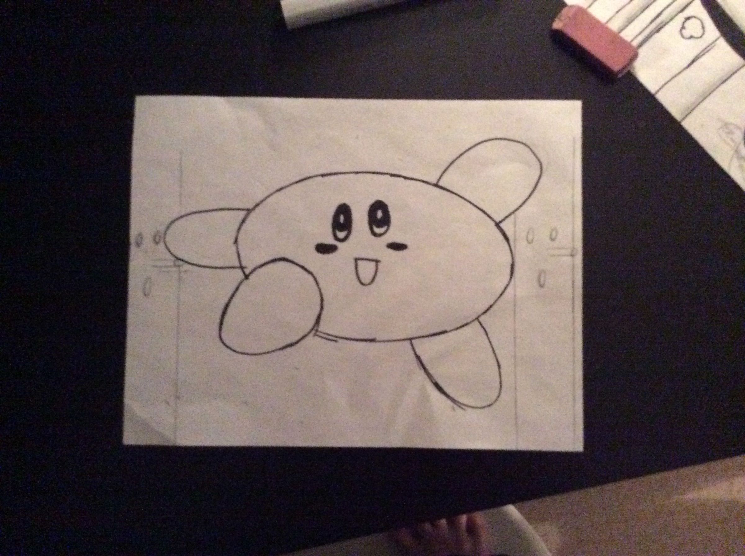 How to Draw Kirby : 10 Steps - Instructables