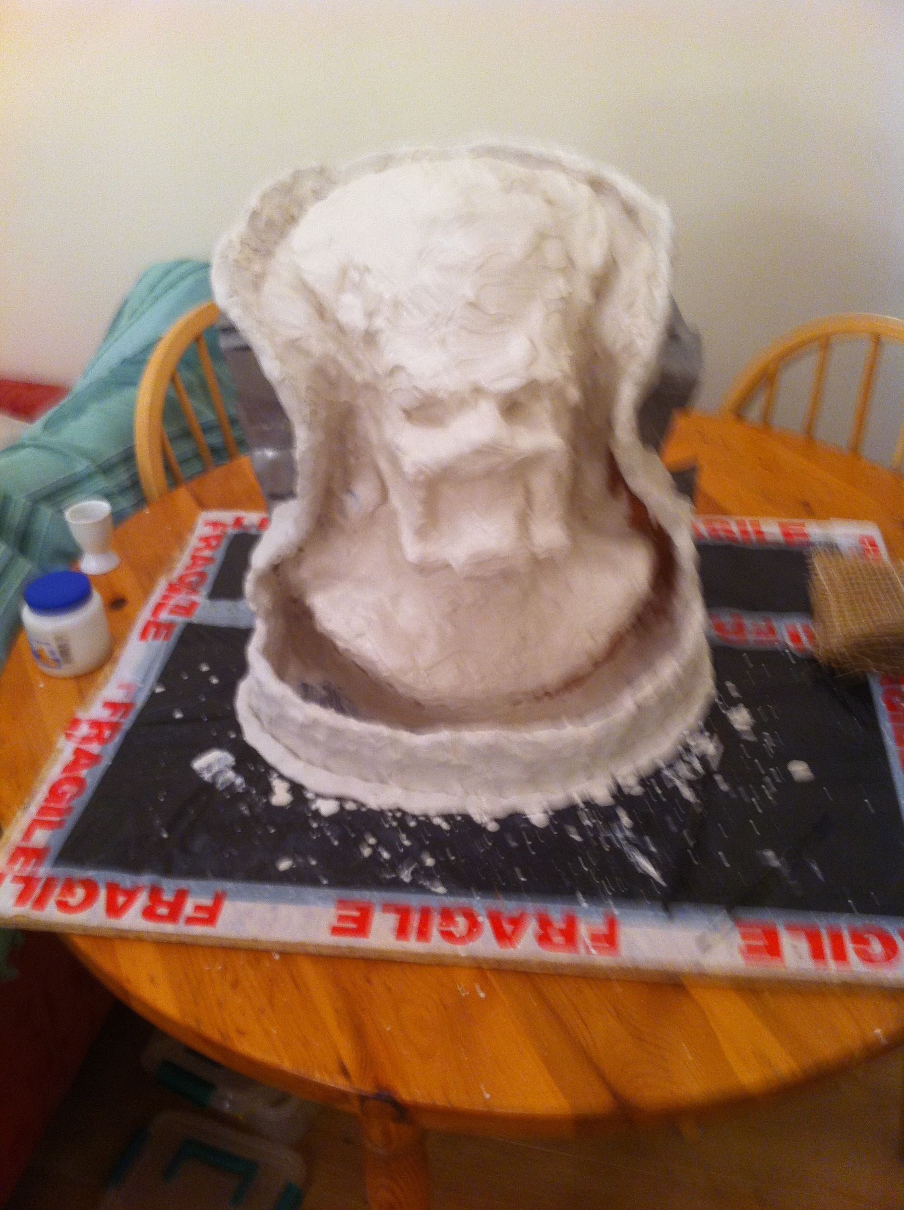 Predator Mask Mark 2 - 2 Part Plaster Mold for a Latex Mask : 9 Steps ...