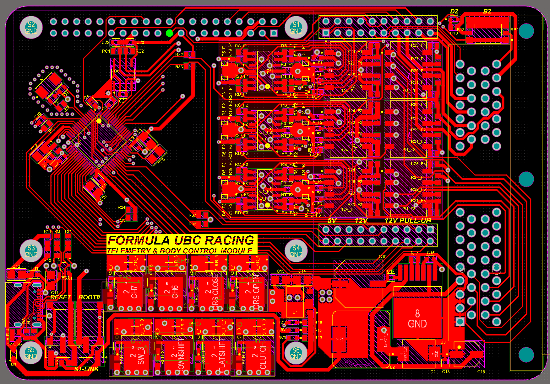 Telemetry & Body Control Module | Formula UBC SAE | STM32/Raspberry Pi ...