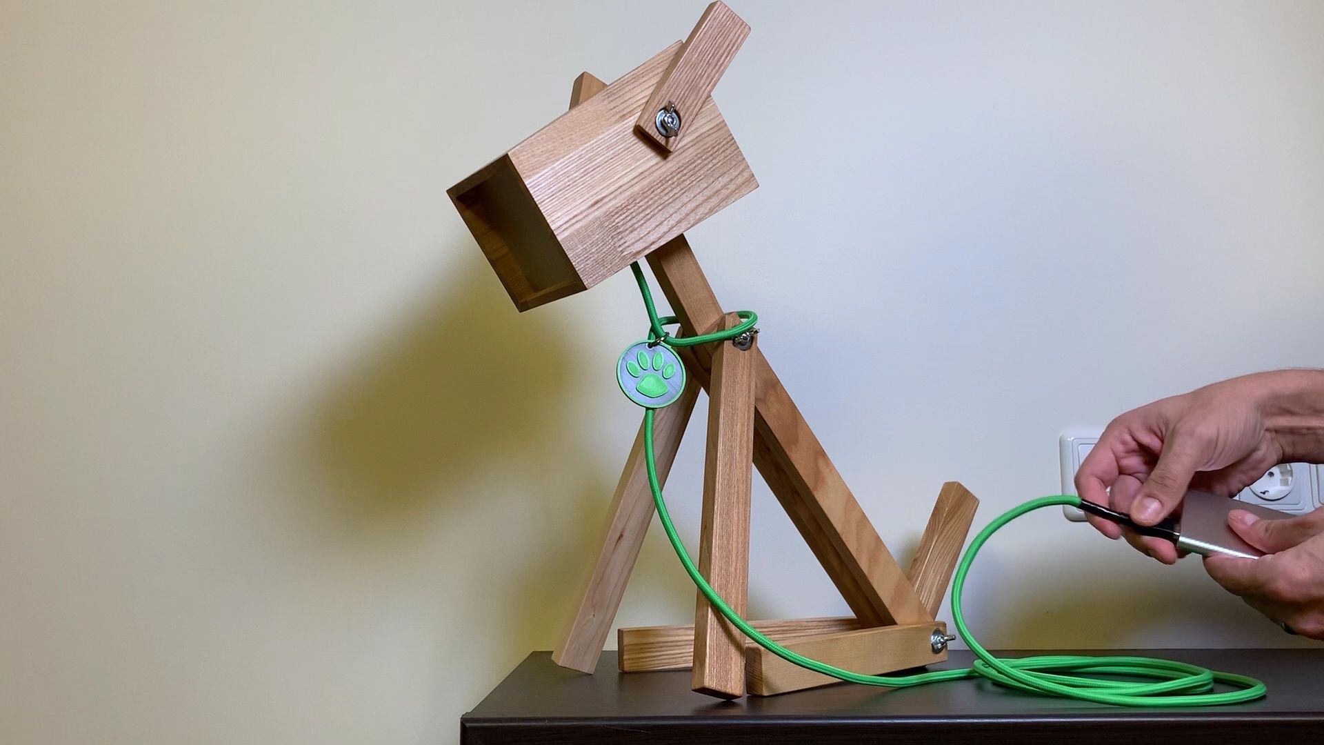 A Wooden Dog LED Lamp : 15 Steps (with Pictures) - Instructables