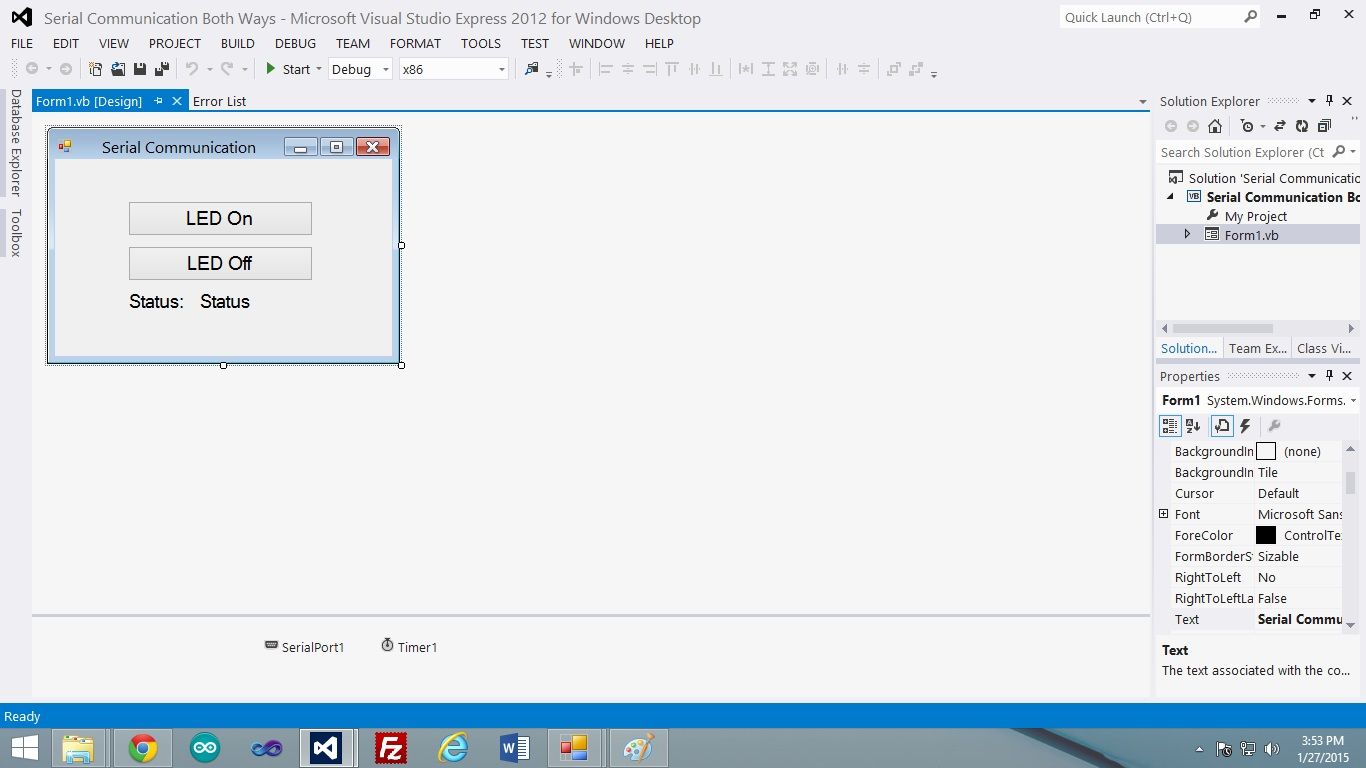 Communicating With Arduino Micro Controller and Computer by Usb With a ...