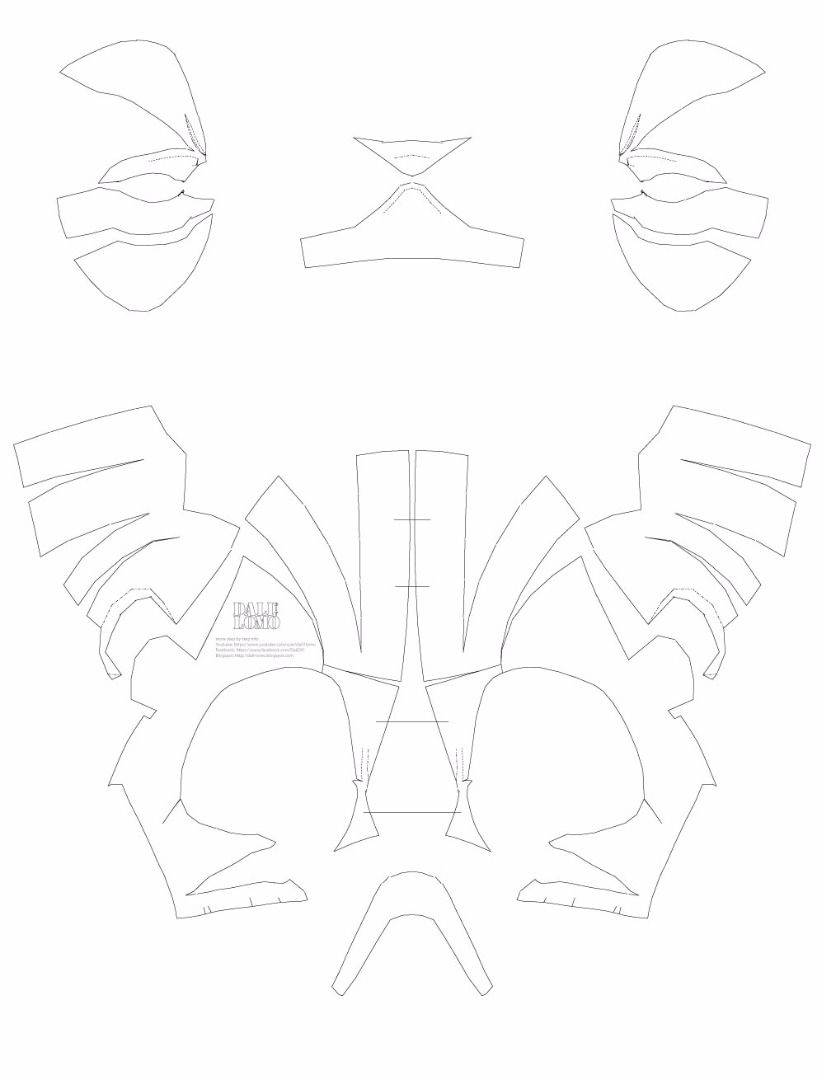 Plantilla PDF Easy Comic Spidey Faceshell Mask Para Cosplay, 49% OFF