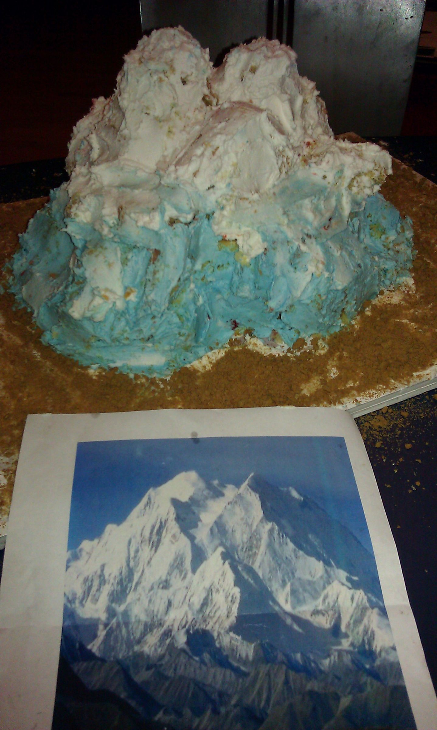 Cake Construction - Mission Santa Cruz, Mt. McKinley & Stone Quarry : 4 ...