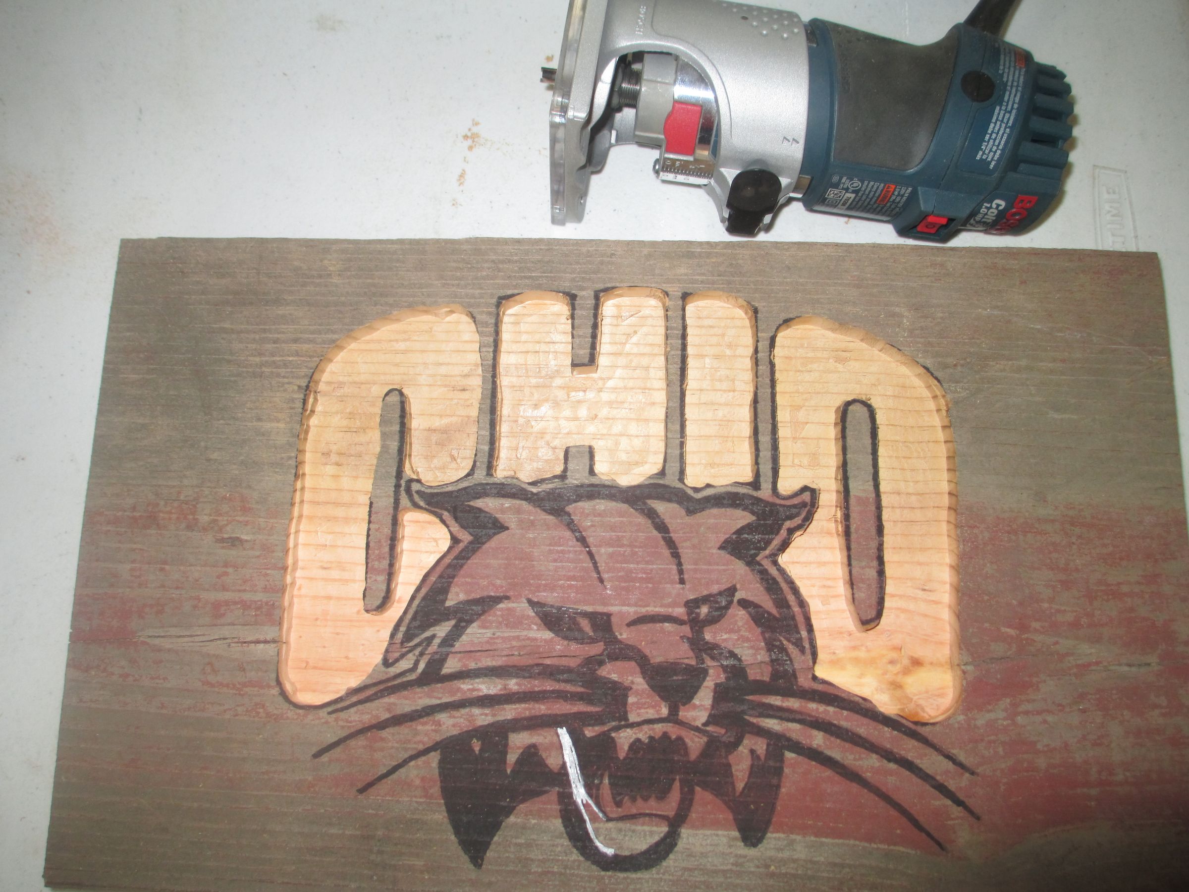 Sign With Palm and Dremel Routering : 11 Steps (with Pictures ...