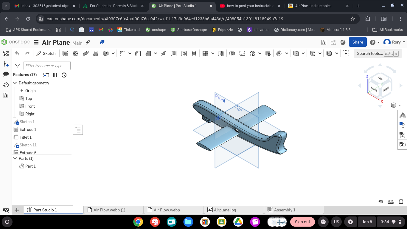 How to Make a Onshape Air Plane : 3 Steps - Instructables