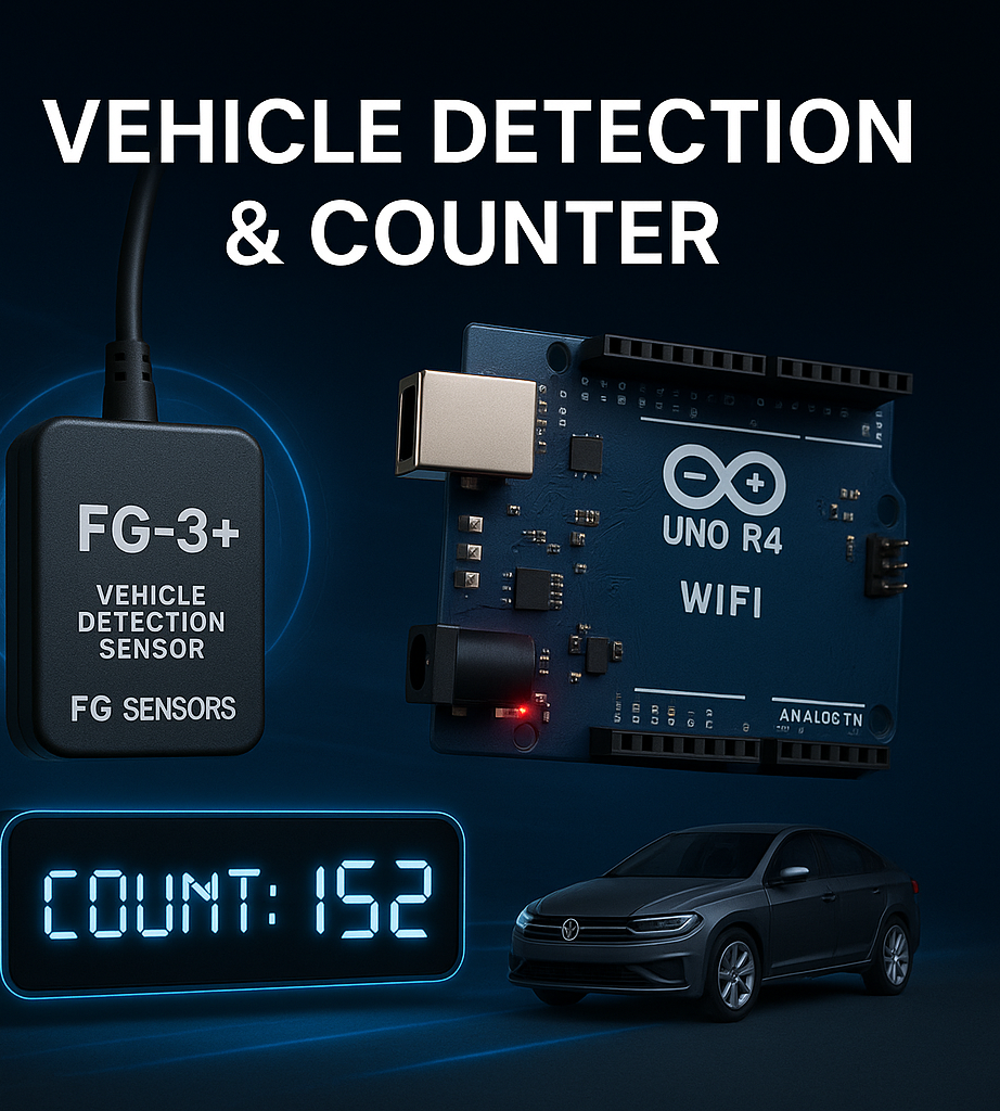 Traffic Detection and Counter Using FG-3+ and Arduino UNO R4 WiFi : 11 Steps - Instructables