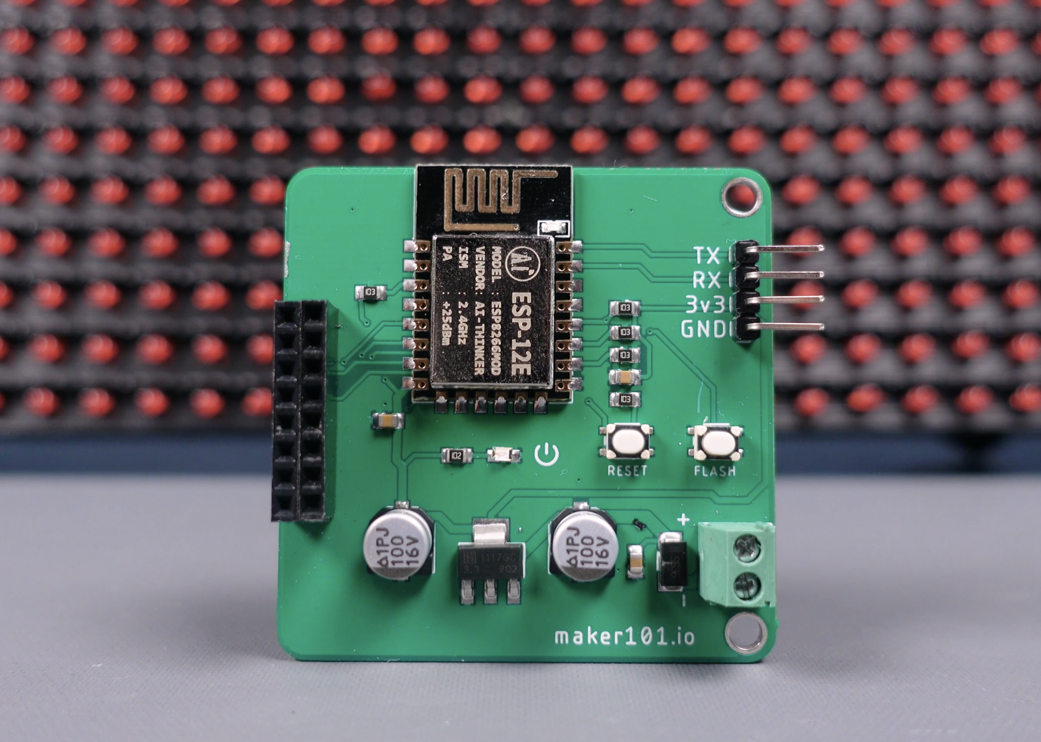 P10 LED Display WiFi Controller Board (ESP8266, MQTT) : 7 Steps (with ...