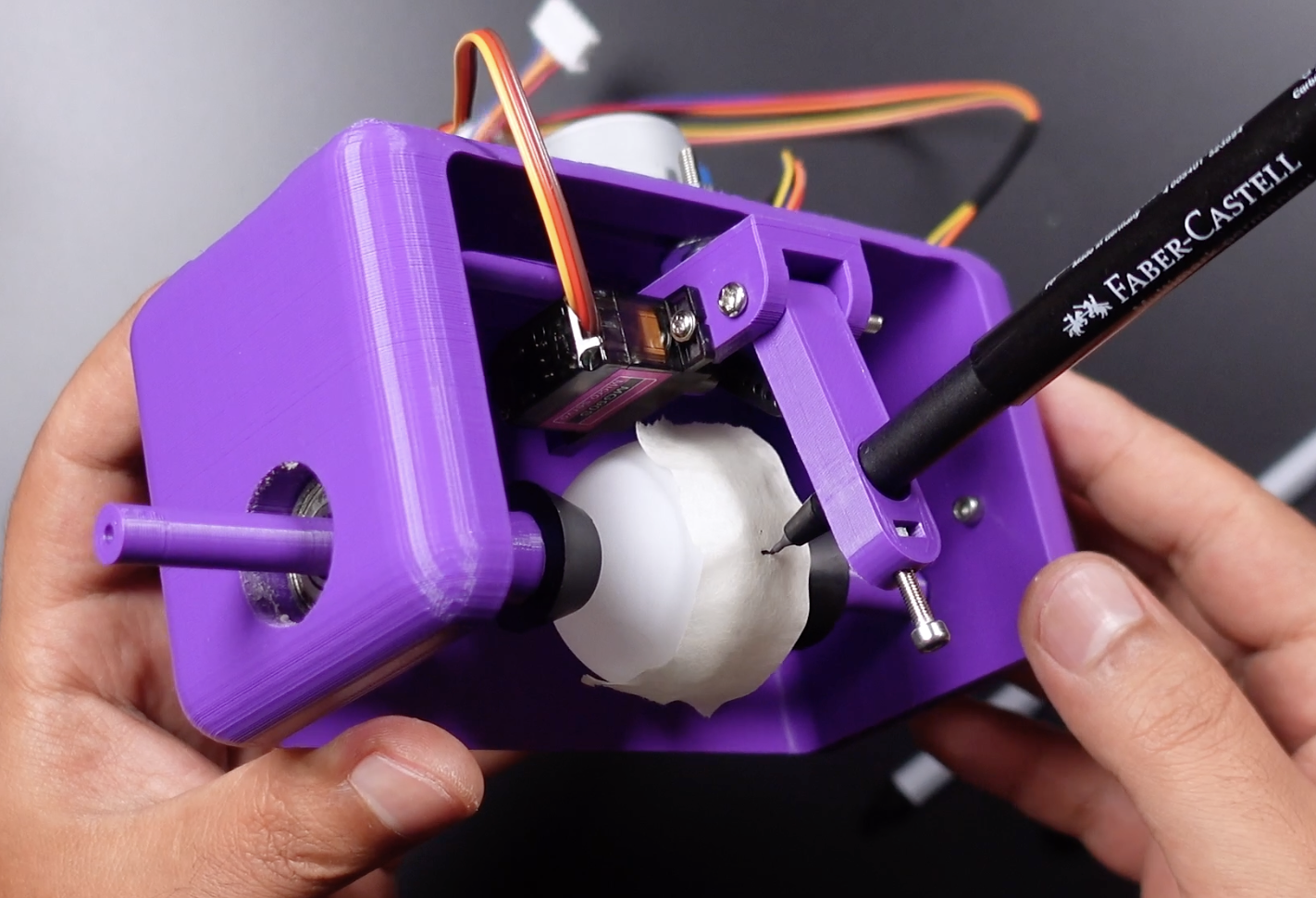 Build a Simple 3D Sphere Drawing Robot (EggBot, EggDuino and SphereBot ...