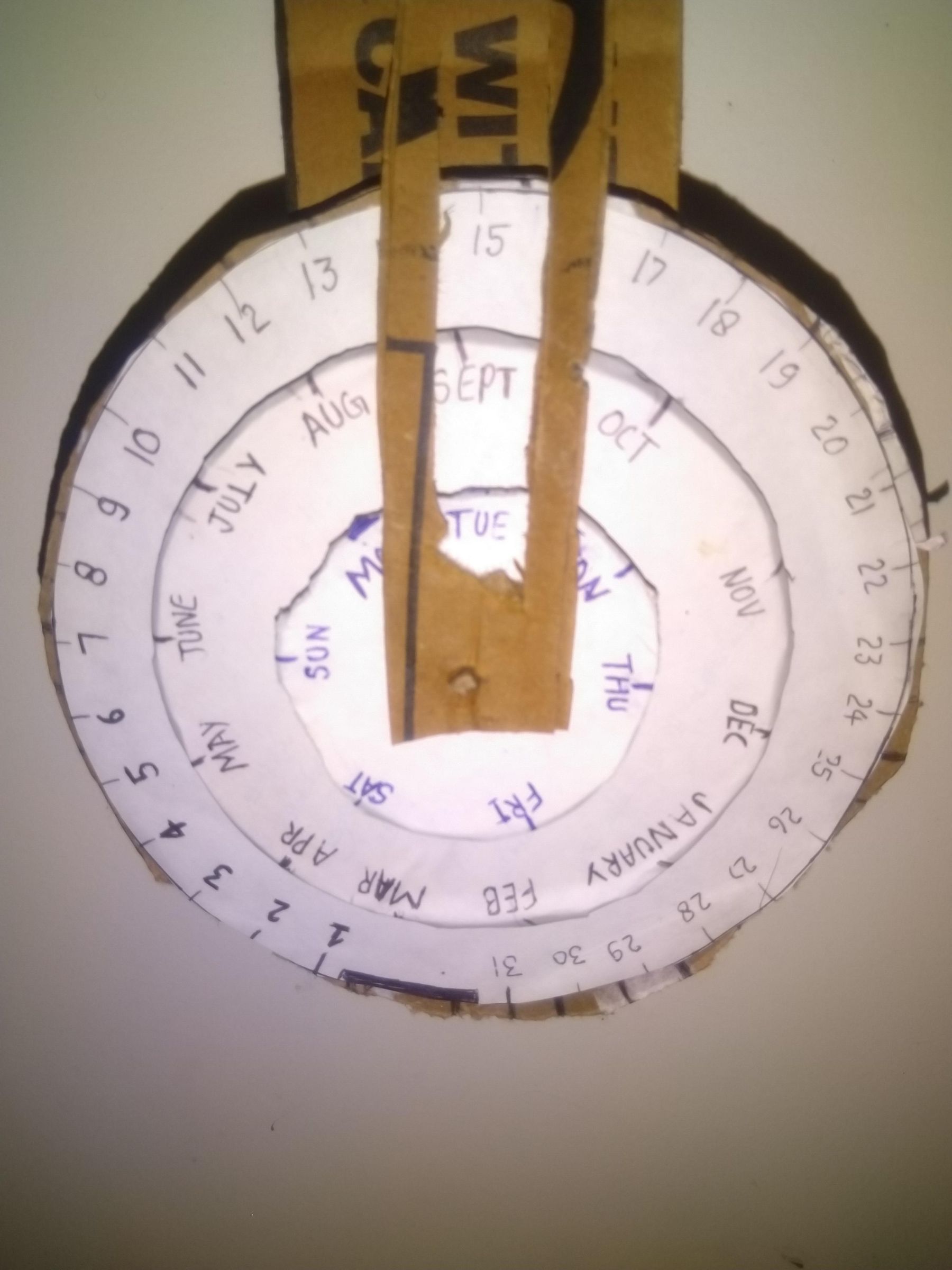 Making of "Calender Wheel" : 8 Steps (with Pictures) - Instructables