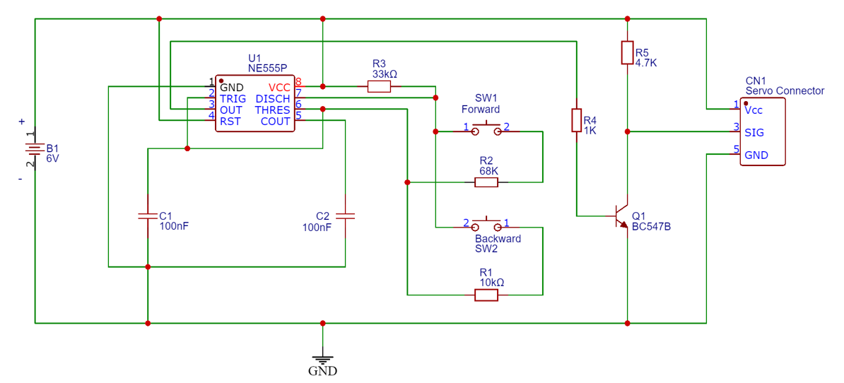 Controlling Servo Motor Using 555 : 5 Steps - Instructables