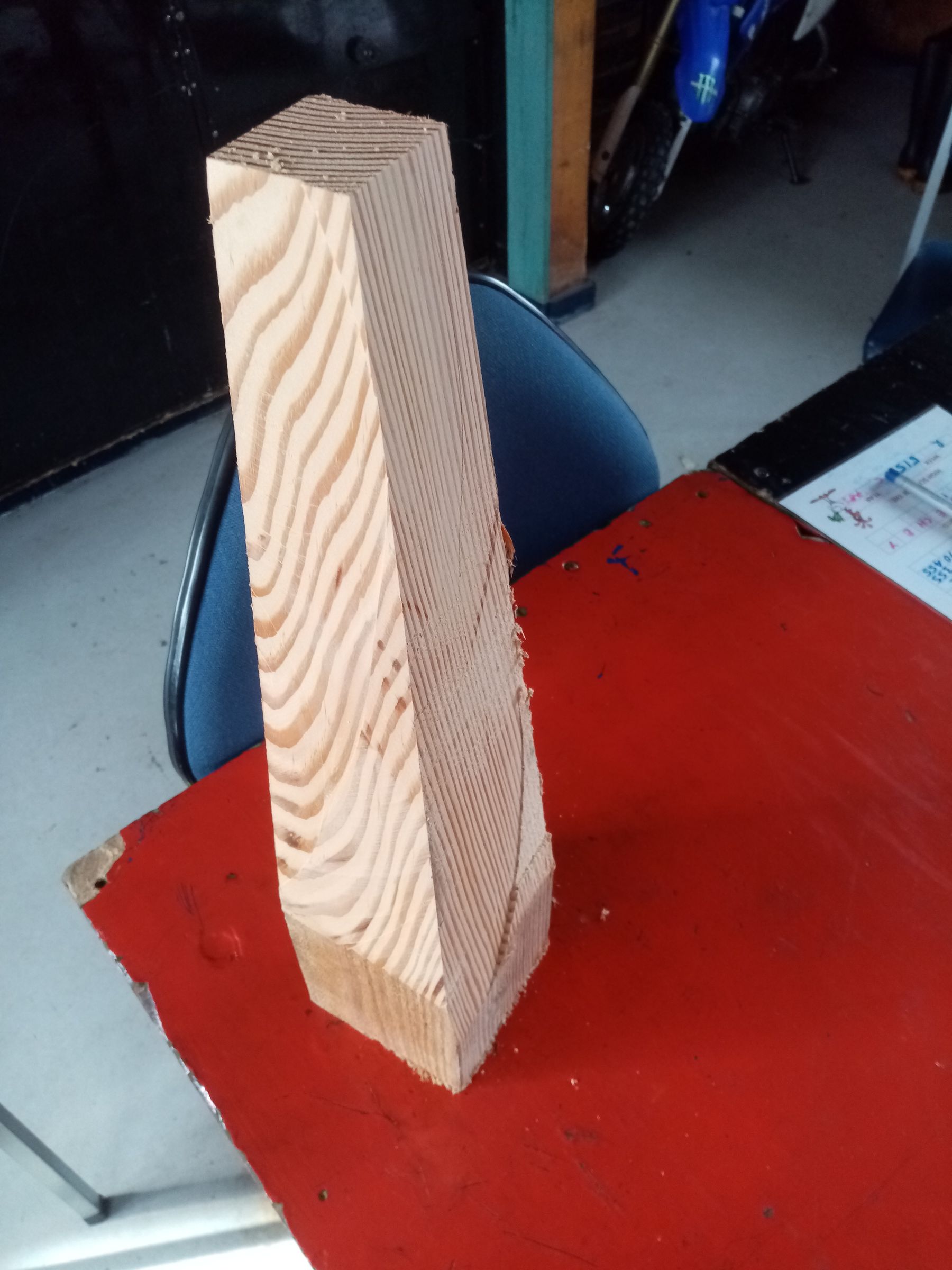 Simple Side Table From a Fence Post : 9 Steps (with Pictures ...