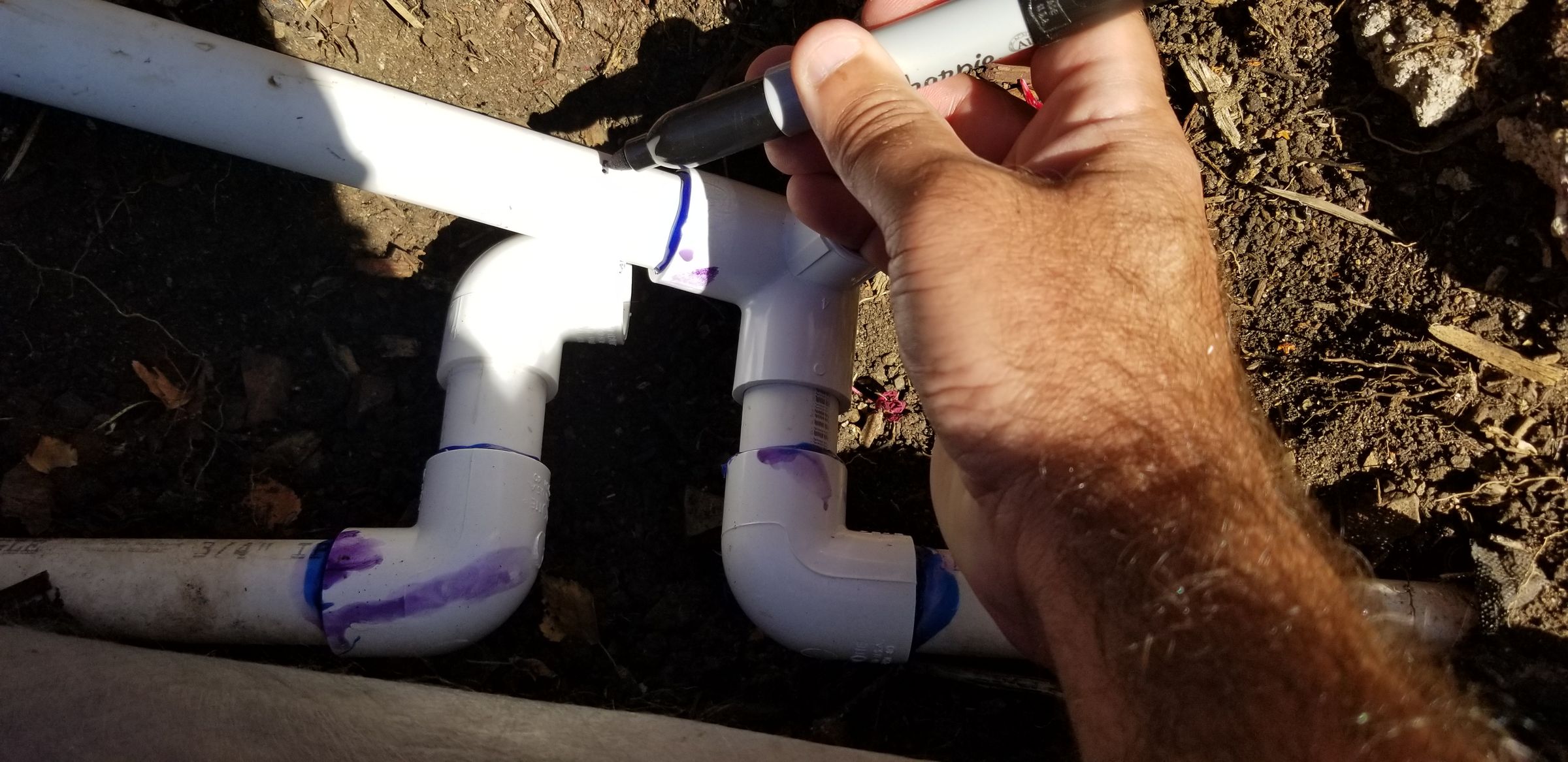 How to Repair Sprinkler PVC Pipe When You Don't Have Much Room. : 5 ...