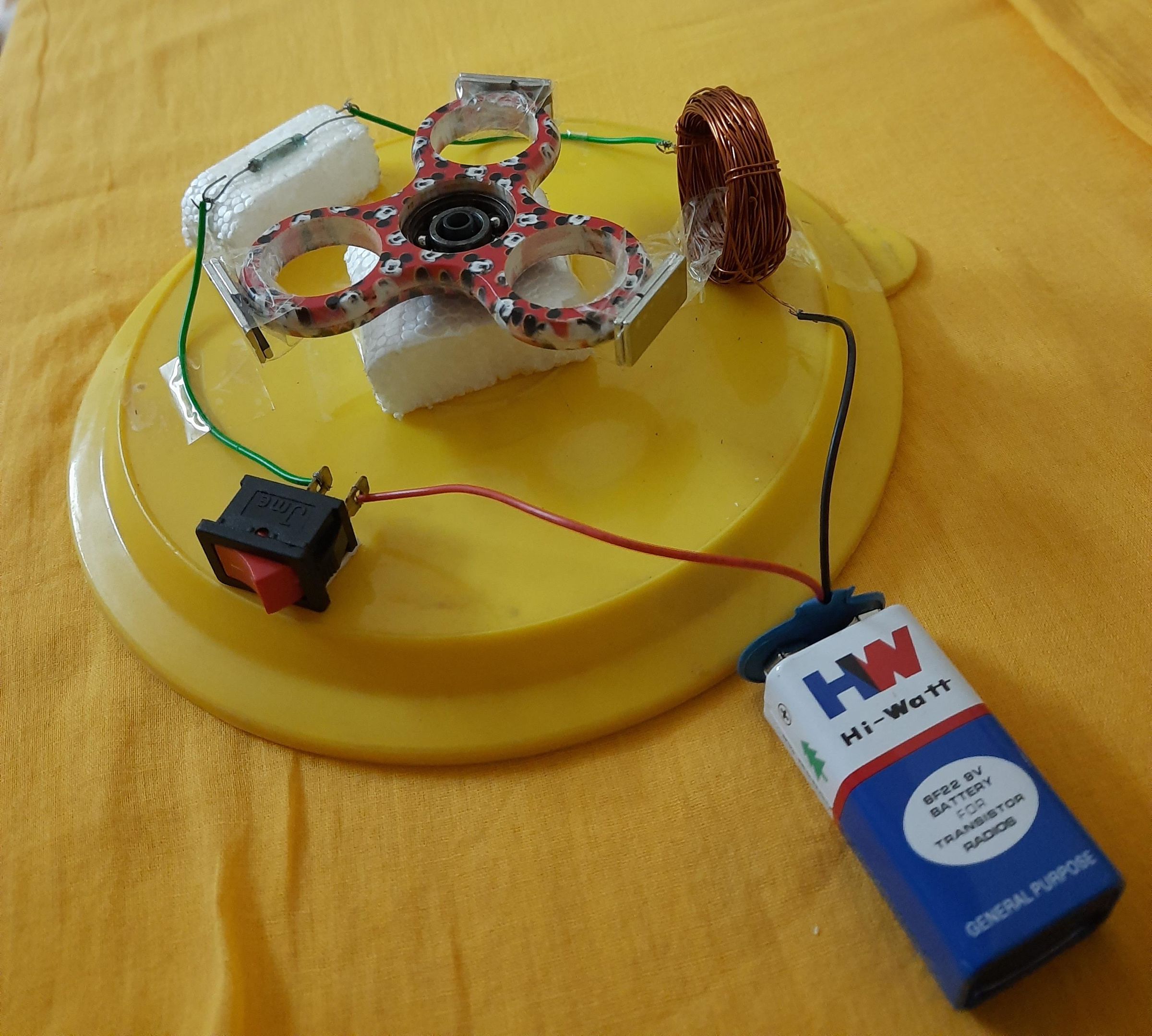 Electromagnetic Spinner : 9 Steps - Instructables