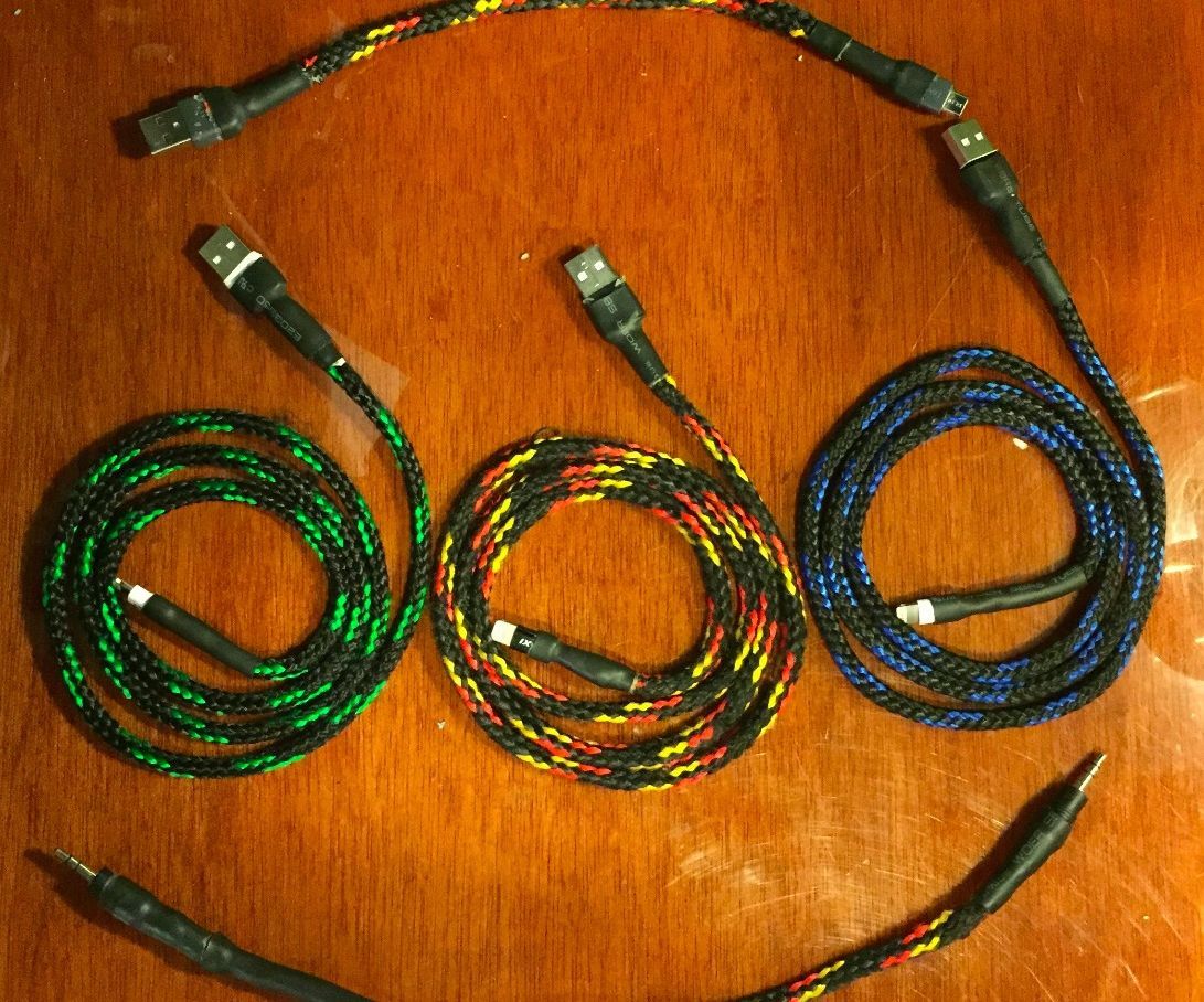 No Solder Nylon Wrapped Phone Cable! : 7 Steps (with Pictures ...