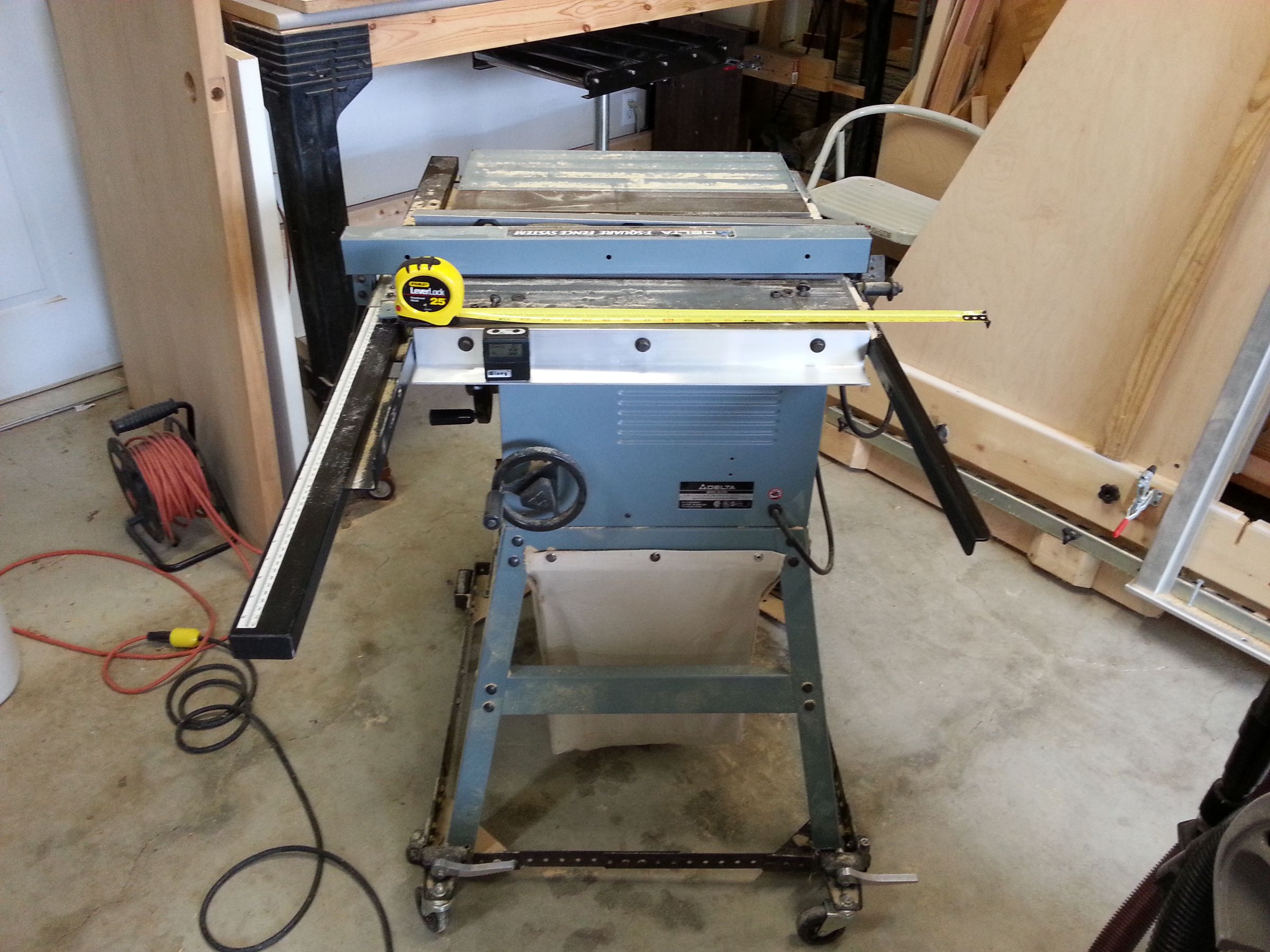 Add a Router Table With Dust Collector to Your Table Saw : 7 Steps ...