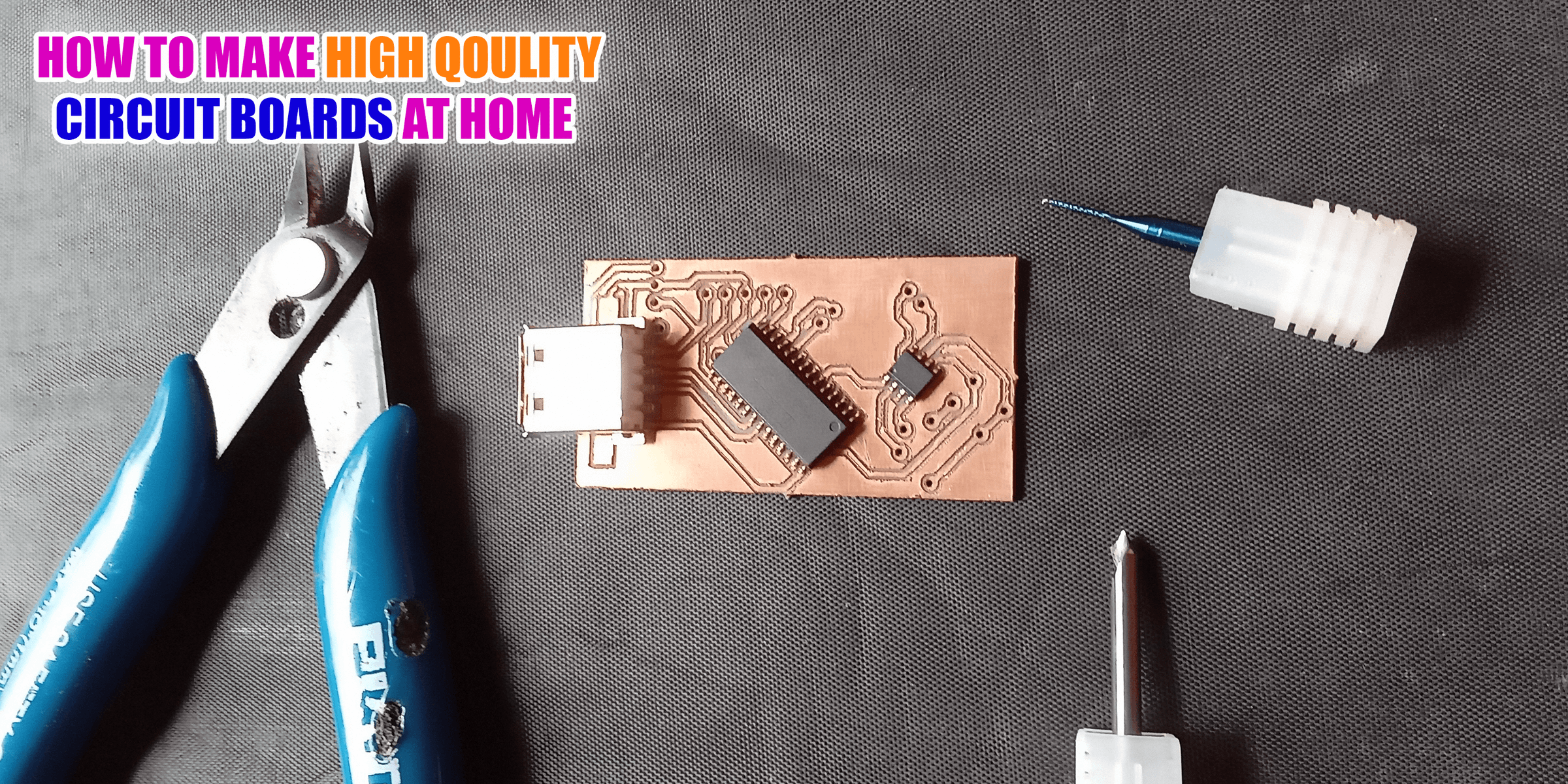 How to Make Custom PCBs at Home #PCBs #diypcbs #pcbetching#pcb Making PCBs at Home,Making PCB ...