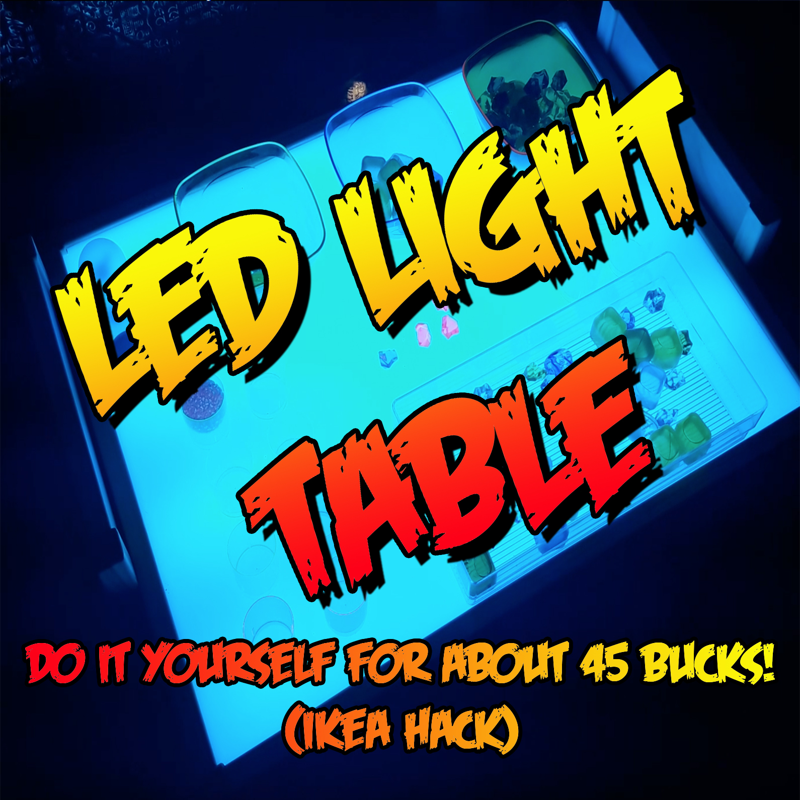 LED LIGHT TABLE - MESA DE LUZ LED - Instructables